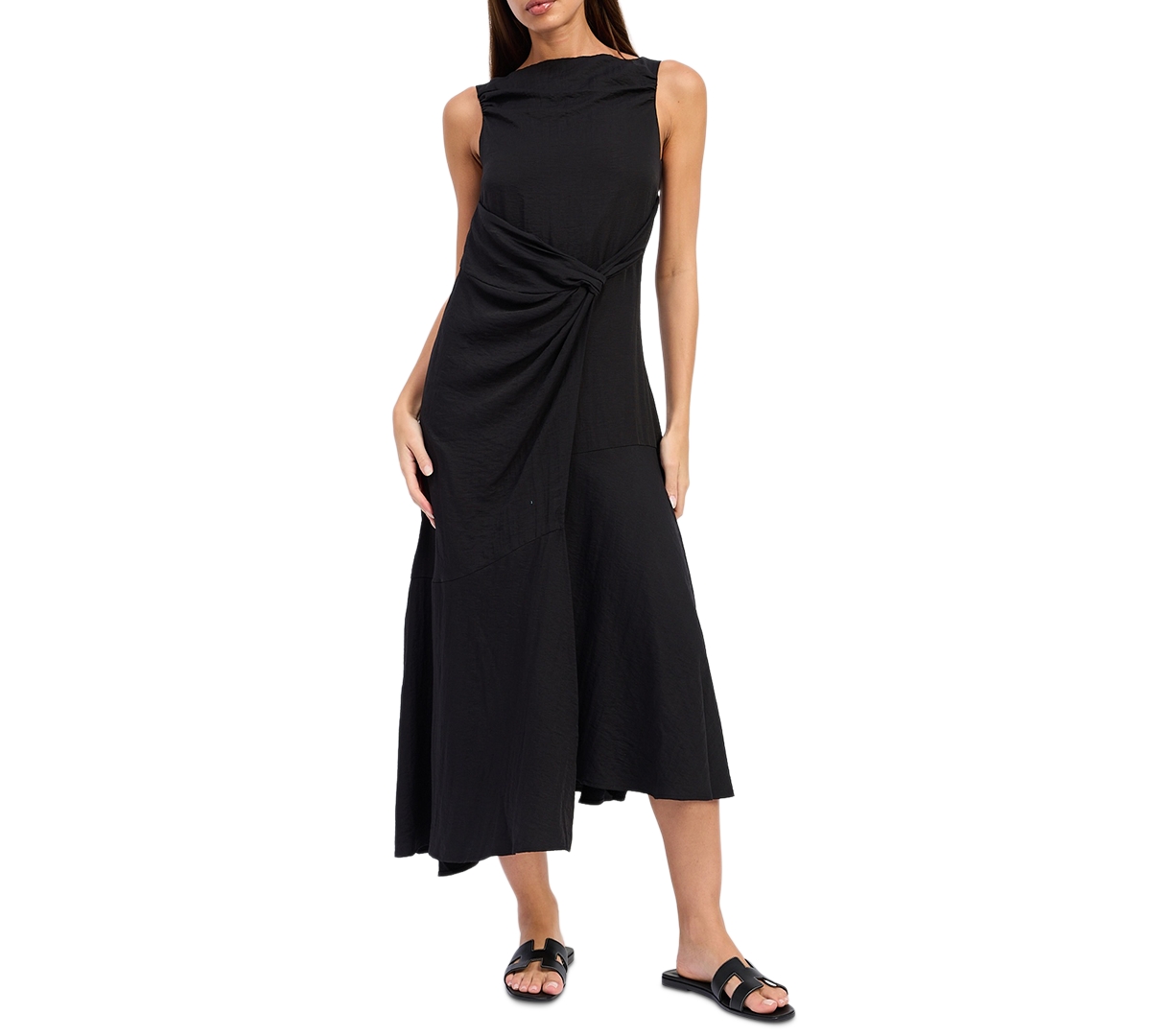 Click here for En Saison Womens Cara Sleeveless Midi Dress - Blac... prices