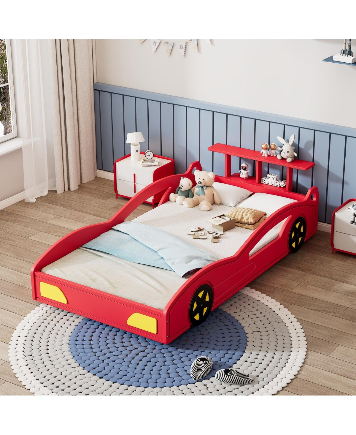 Click here for Streamdale Furniture Wooden Race Car Twin Bed with... prices