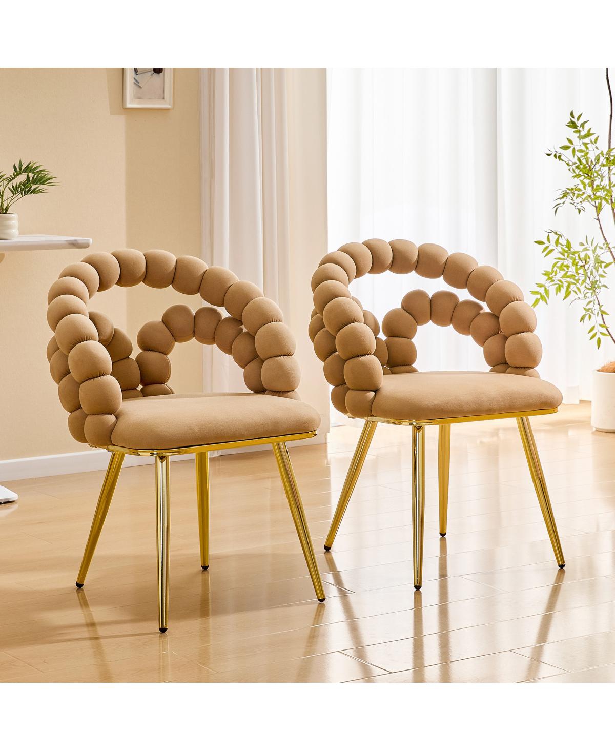 Click here for Streamdale Furniture Modern Velvet Bubble Back Din... prices
