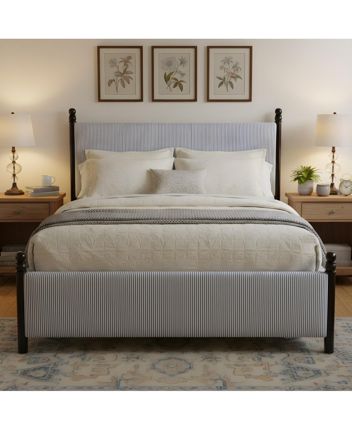 Click here for Streamdale Furniture 48-inch Striped Rubberwood Up... prices