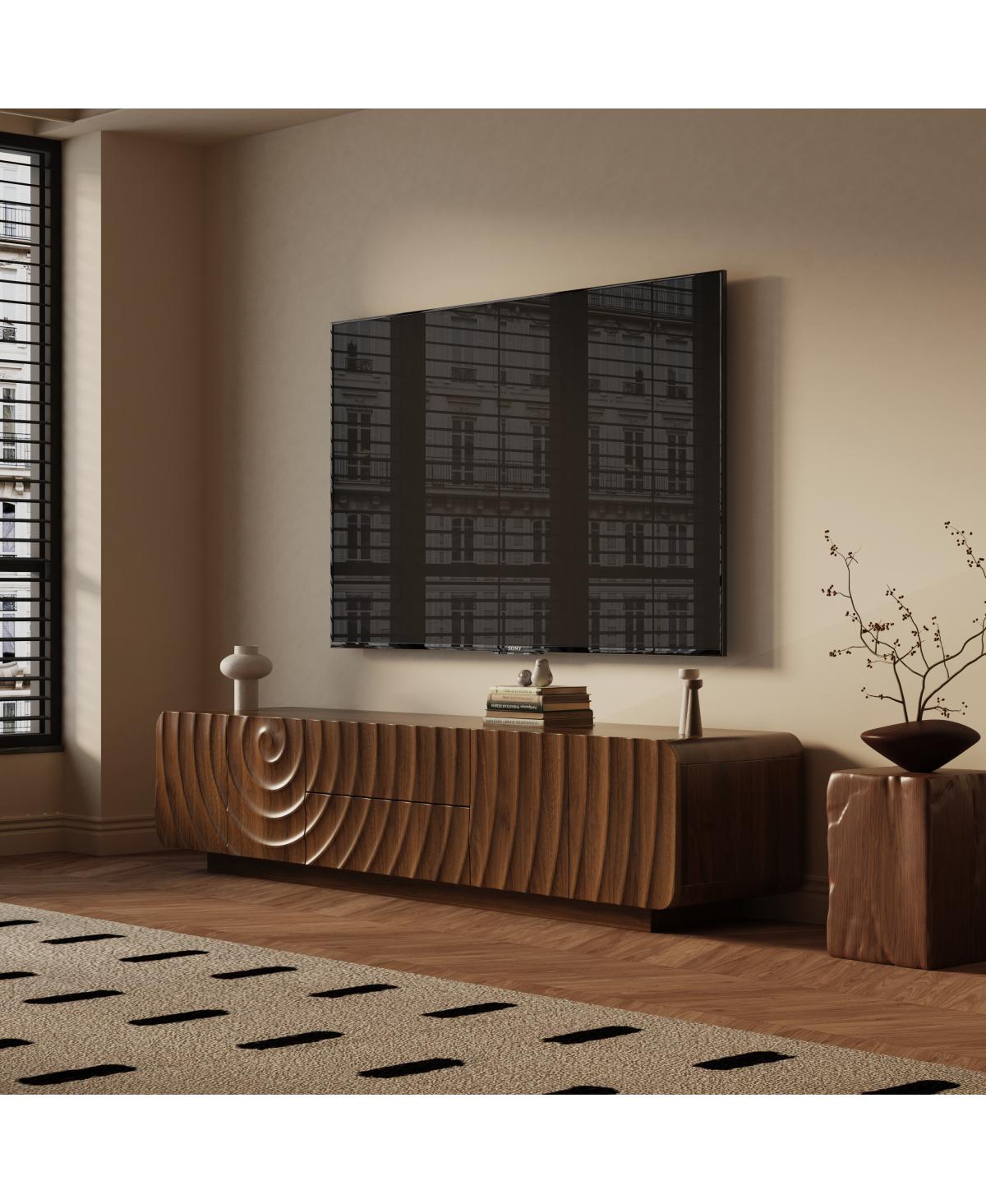 Click here for Streamdale Furniture 70 Mid-Century Spiral Wave Tv... prices