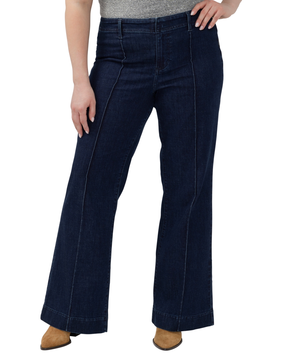 Click here for Silver Jeans Co. Plus Size Suki Curvy Fit Trouser... prices
