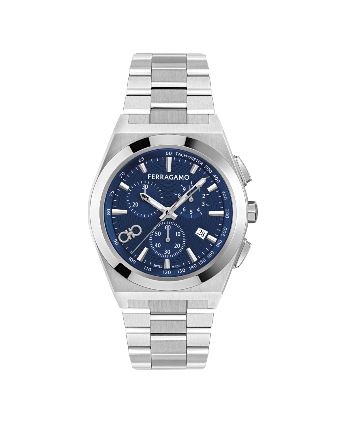 Click here for Ferragamo Mens Vega Upper East Chrono Silver Stain... prices