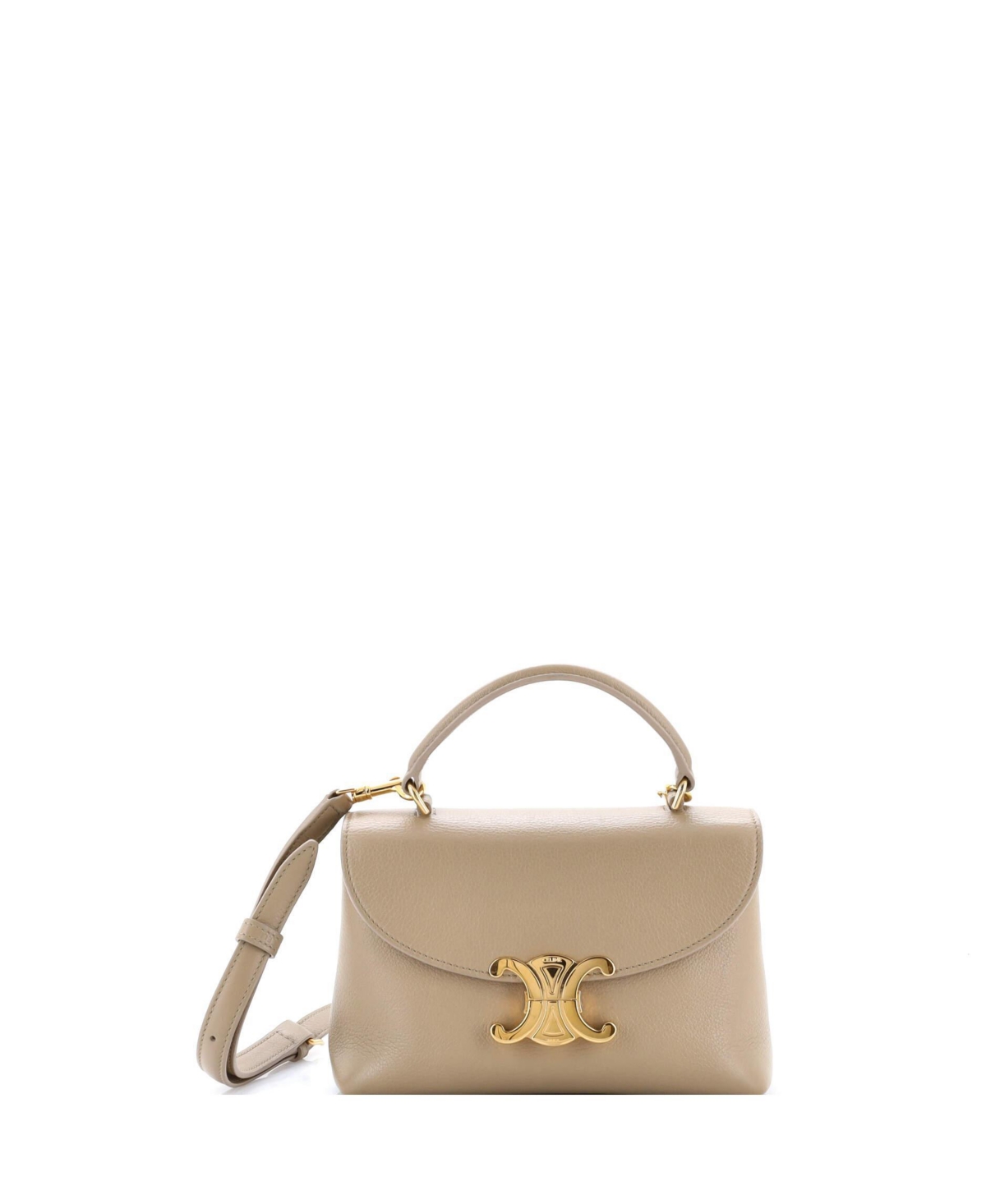 Click here for Pre-Owned Celine Teen Nino Top Handle Bag Leather... prices