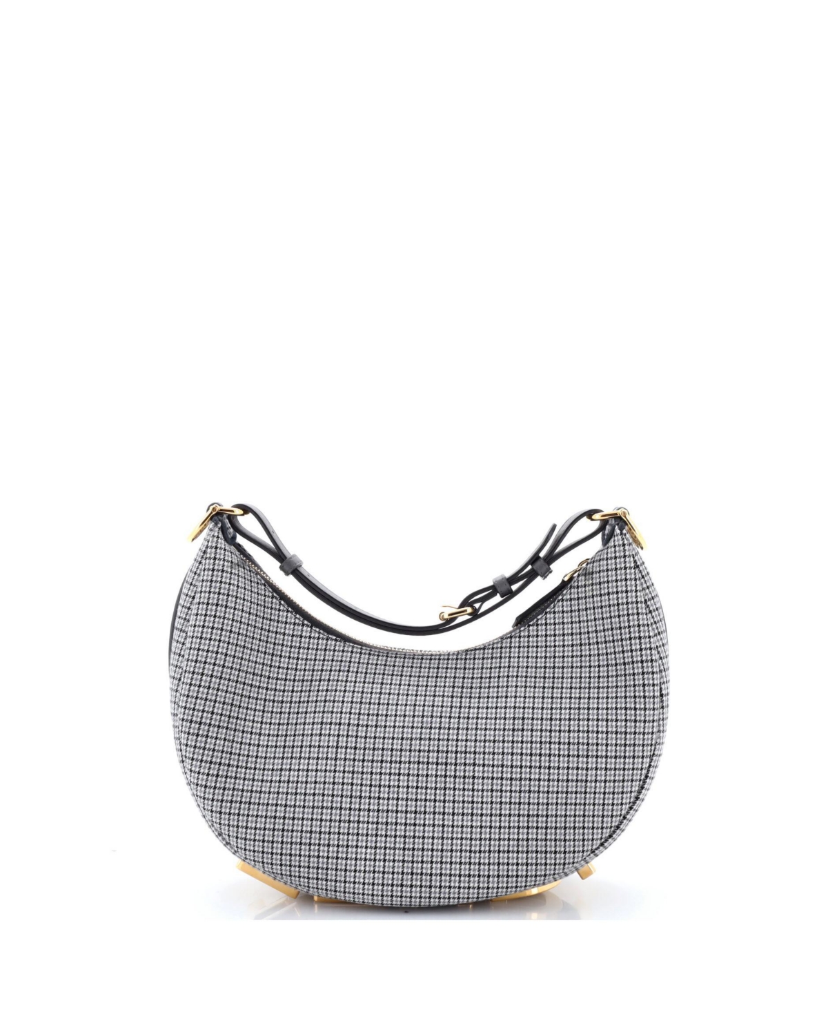 Click here for Pre-Owned Fendi Small Fendigraphy Bag Houndstooth... prices