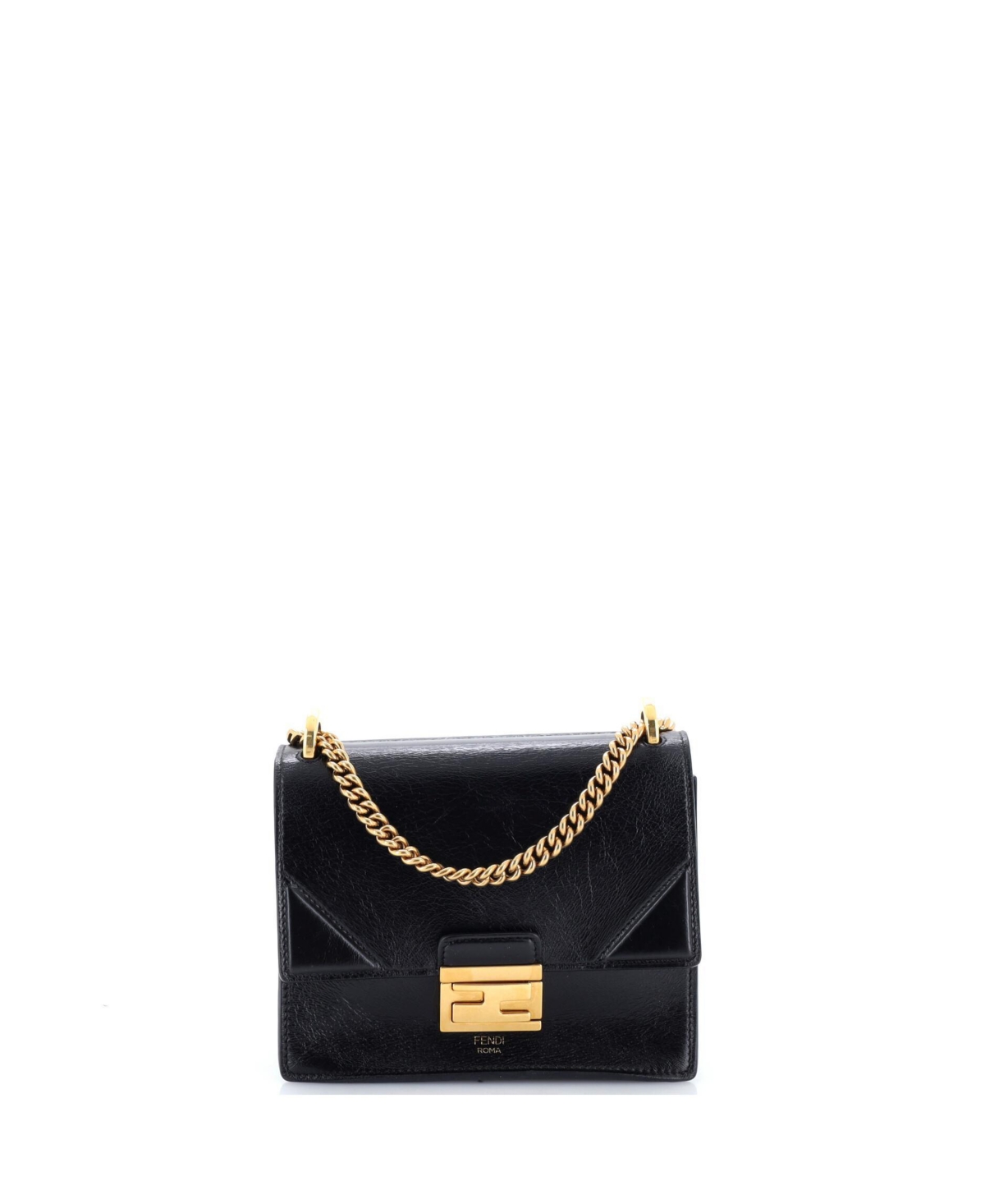 Click here for Pre-Owned Fendi Small Kan U Shoulder Bag Leather -... prices
