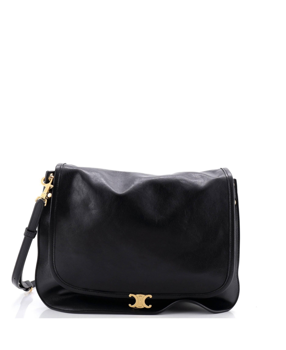 Click here for Pre-Owned Celine Large Soft Triomphe Besace Bag Le... prices