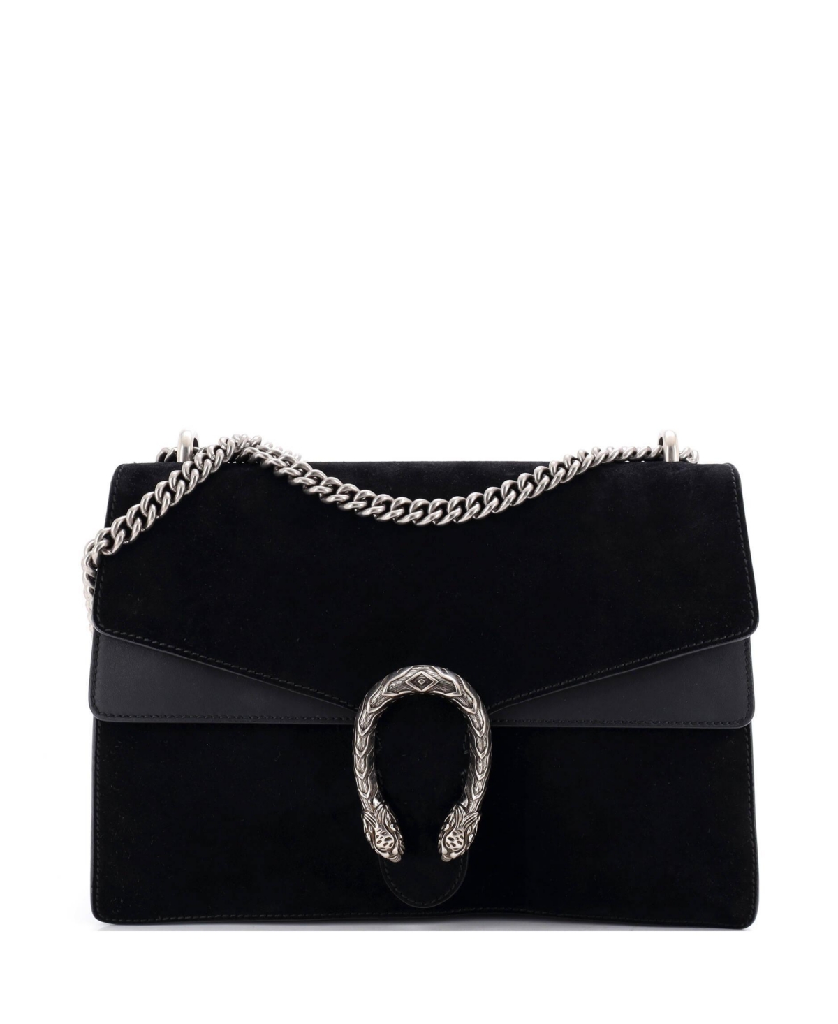 Click here for Pre-Owned Gucci Medium Dionysus Bag Suede - Black prices