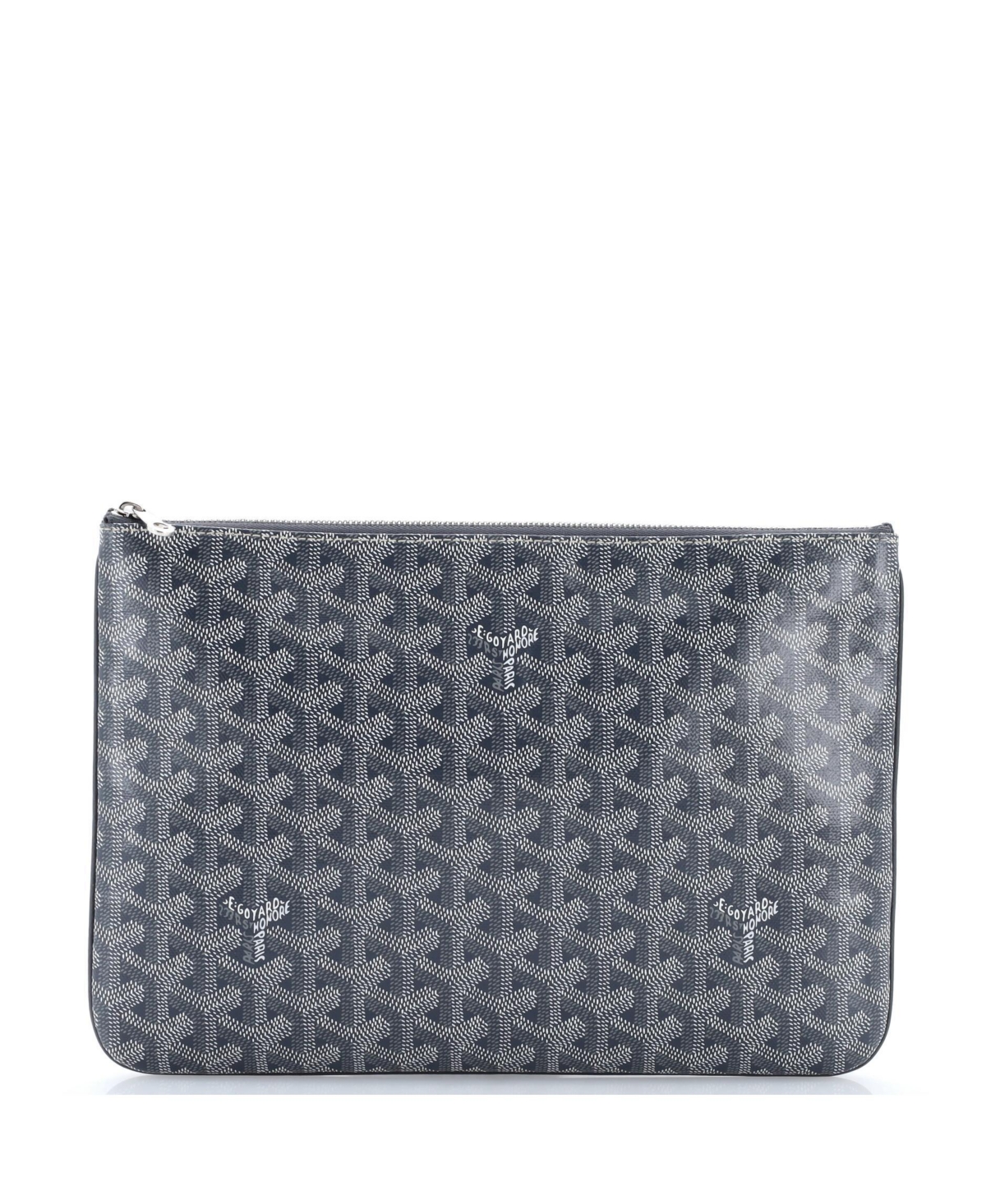 Click here for Pre-Owned Goyard Mm Senat Zip Pouch Coated Canvas... prices