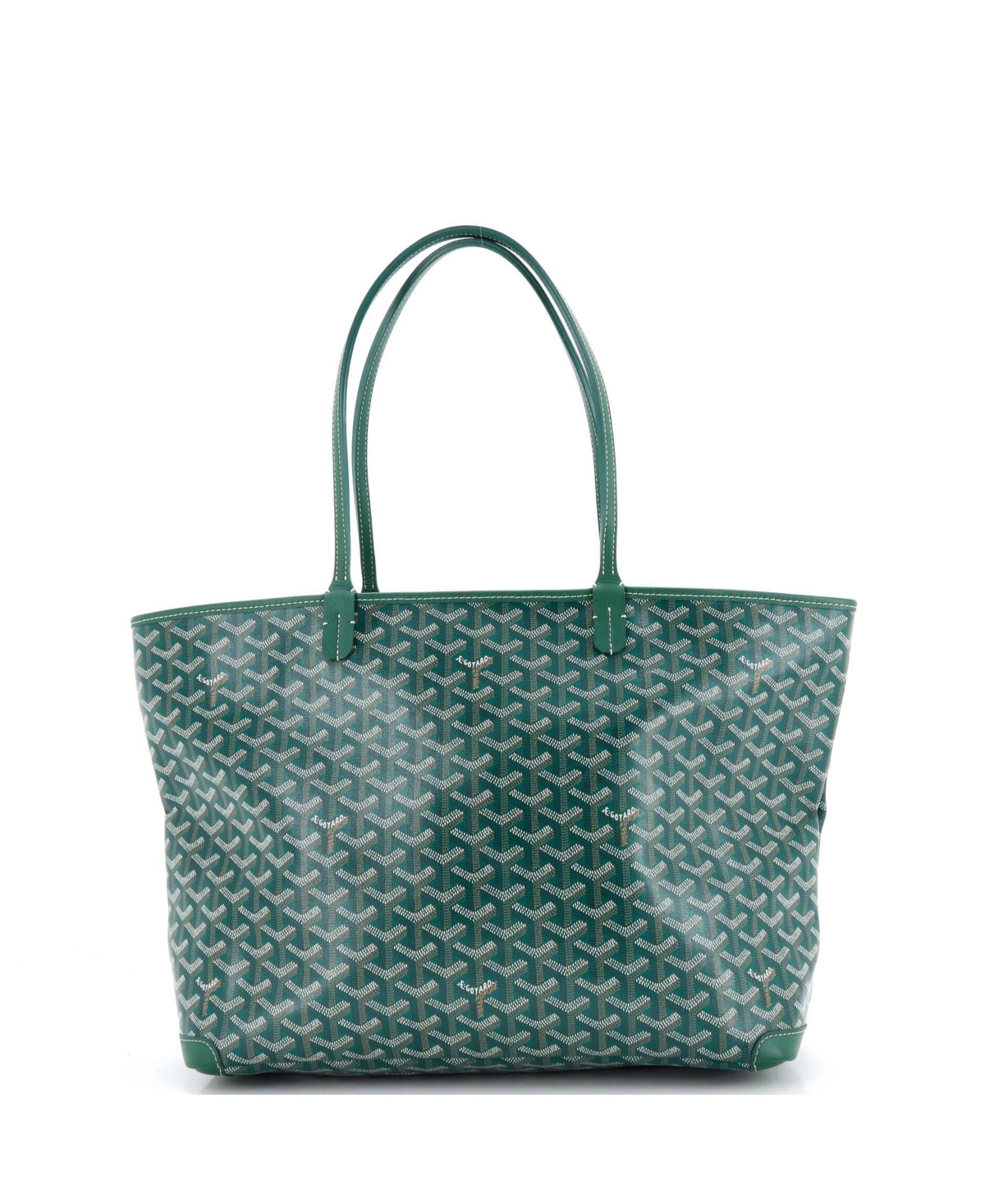 Click here for Pre-Owned Goyard Mm Artois Tote Coated Canvas - Gr... prices