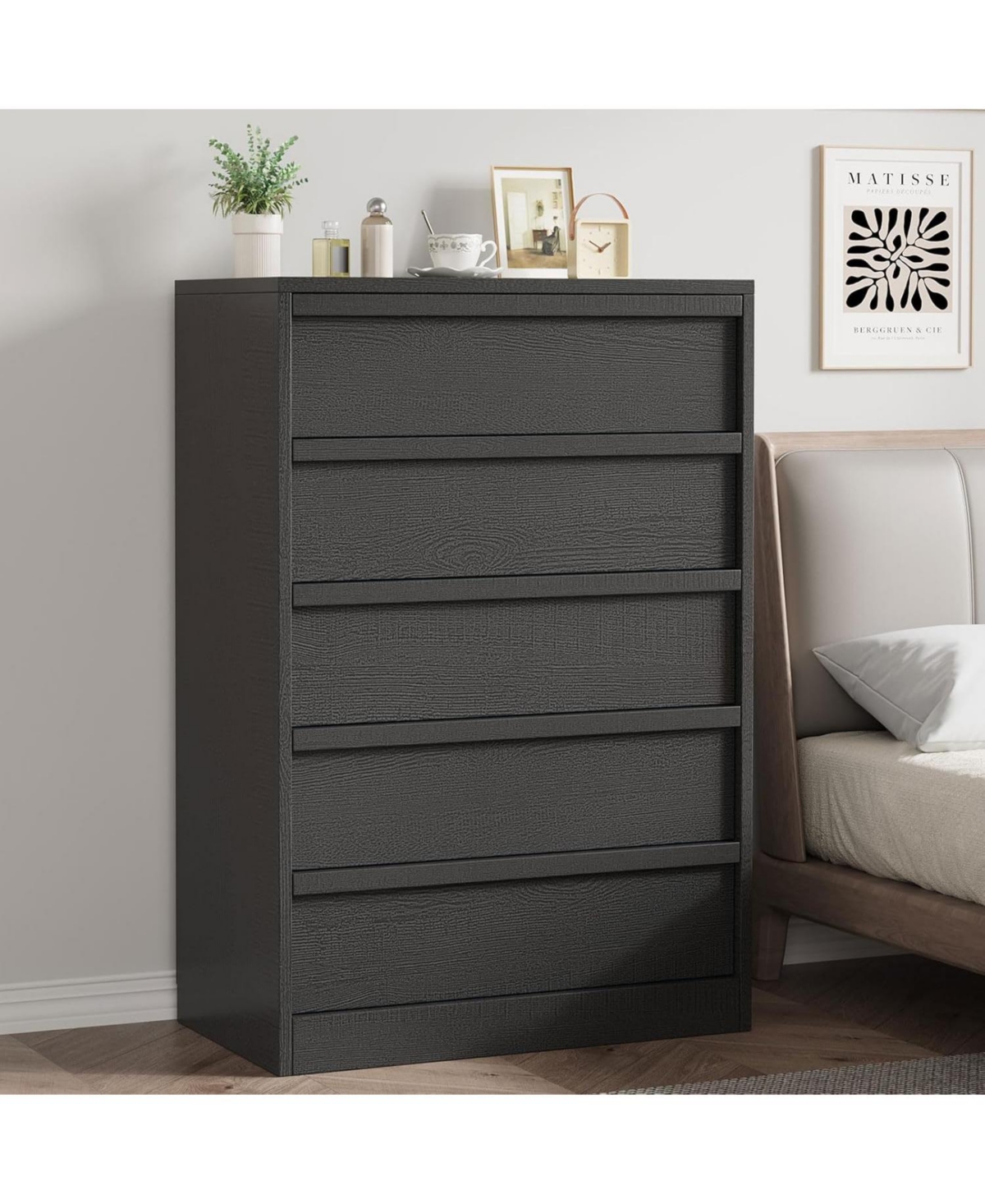 Click here for gaomon 5 Dresser for Bedroom  43.3 Tall Dresser  F... prices