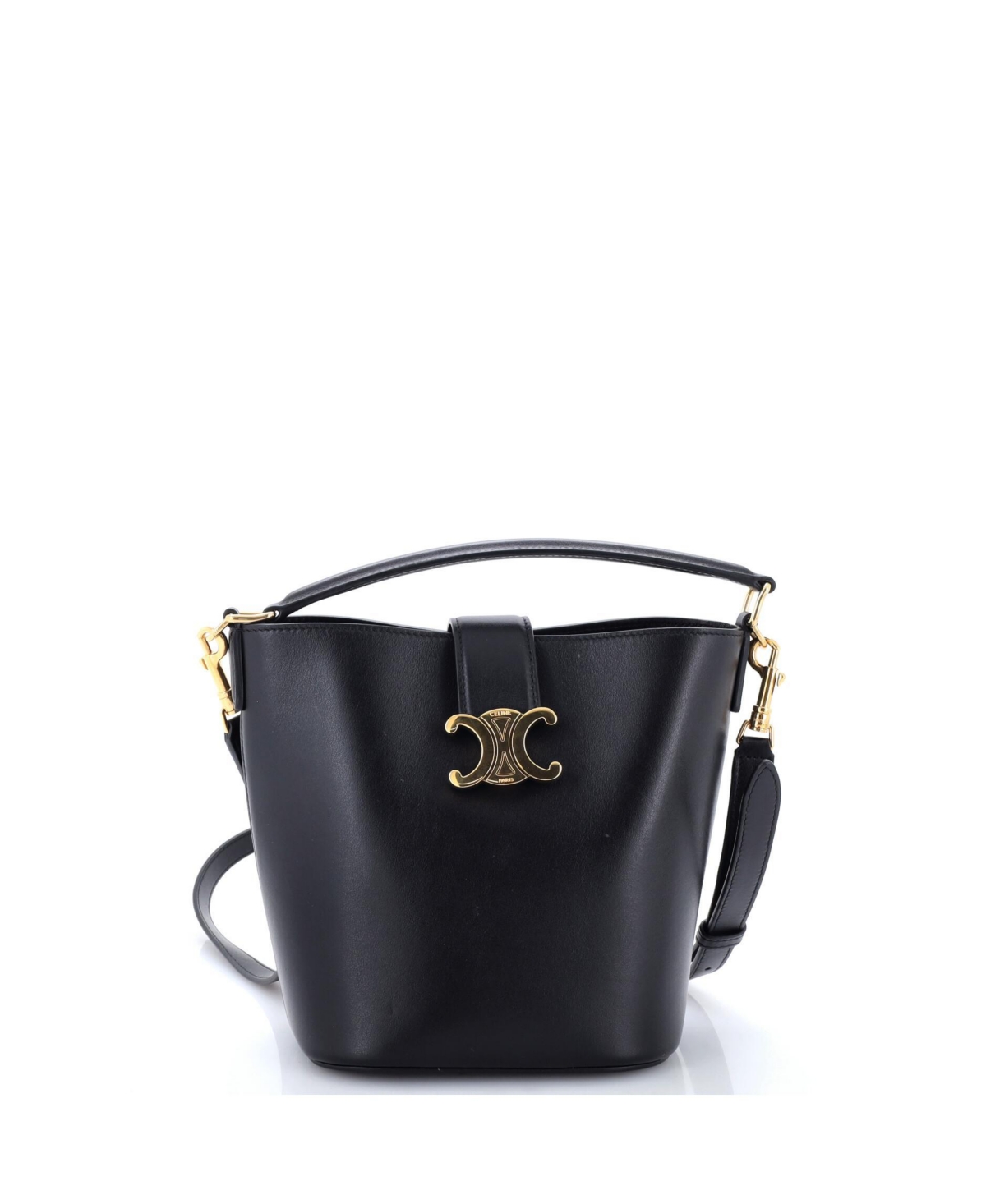 Click here for Pre-Owned Celine Small Louise Bag Leather - Black prices