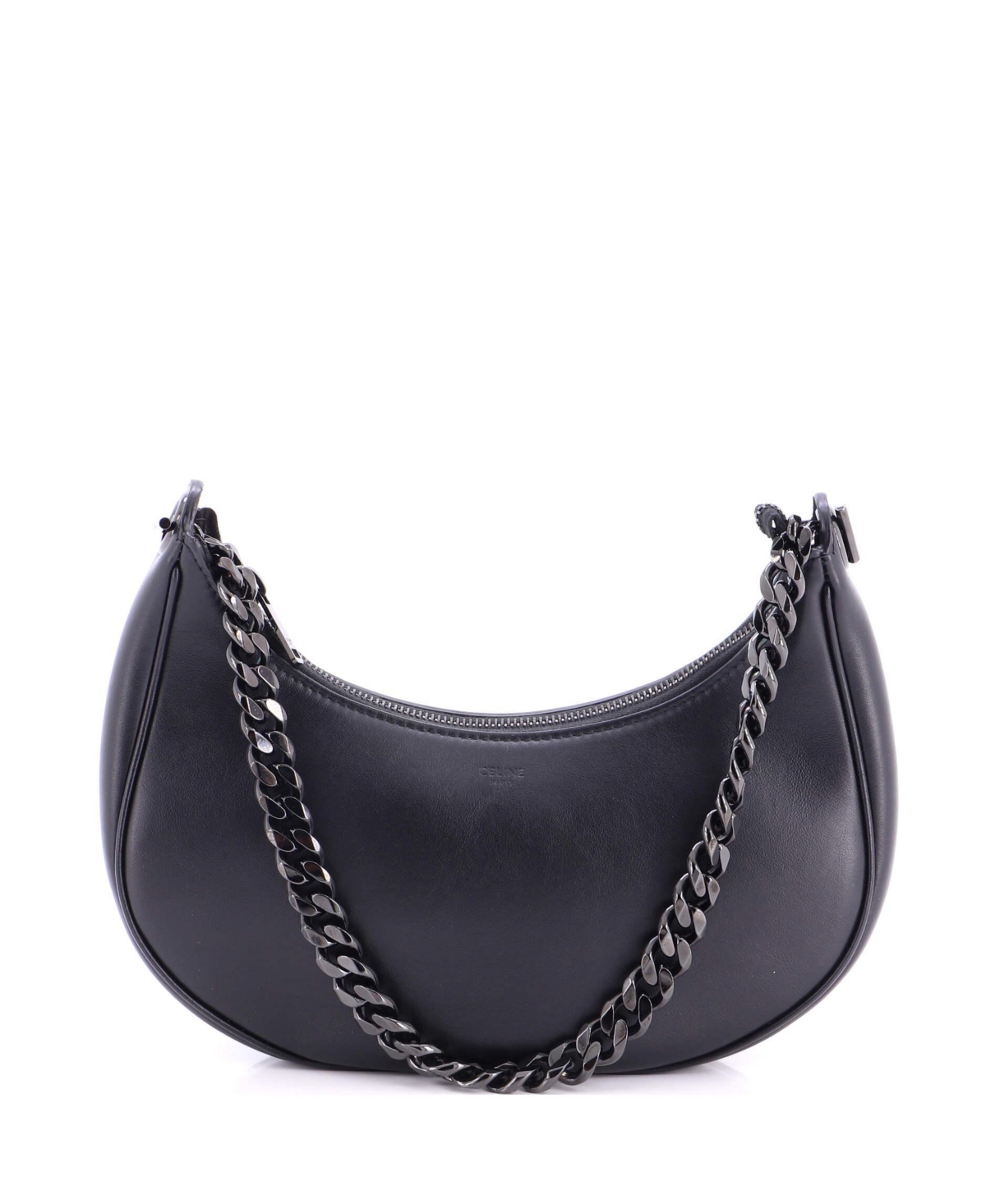 Click here for Pre-Owned Celine Medium Ava Chain Bag Leather - Bl... prices