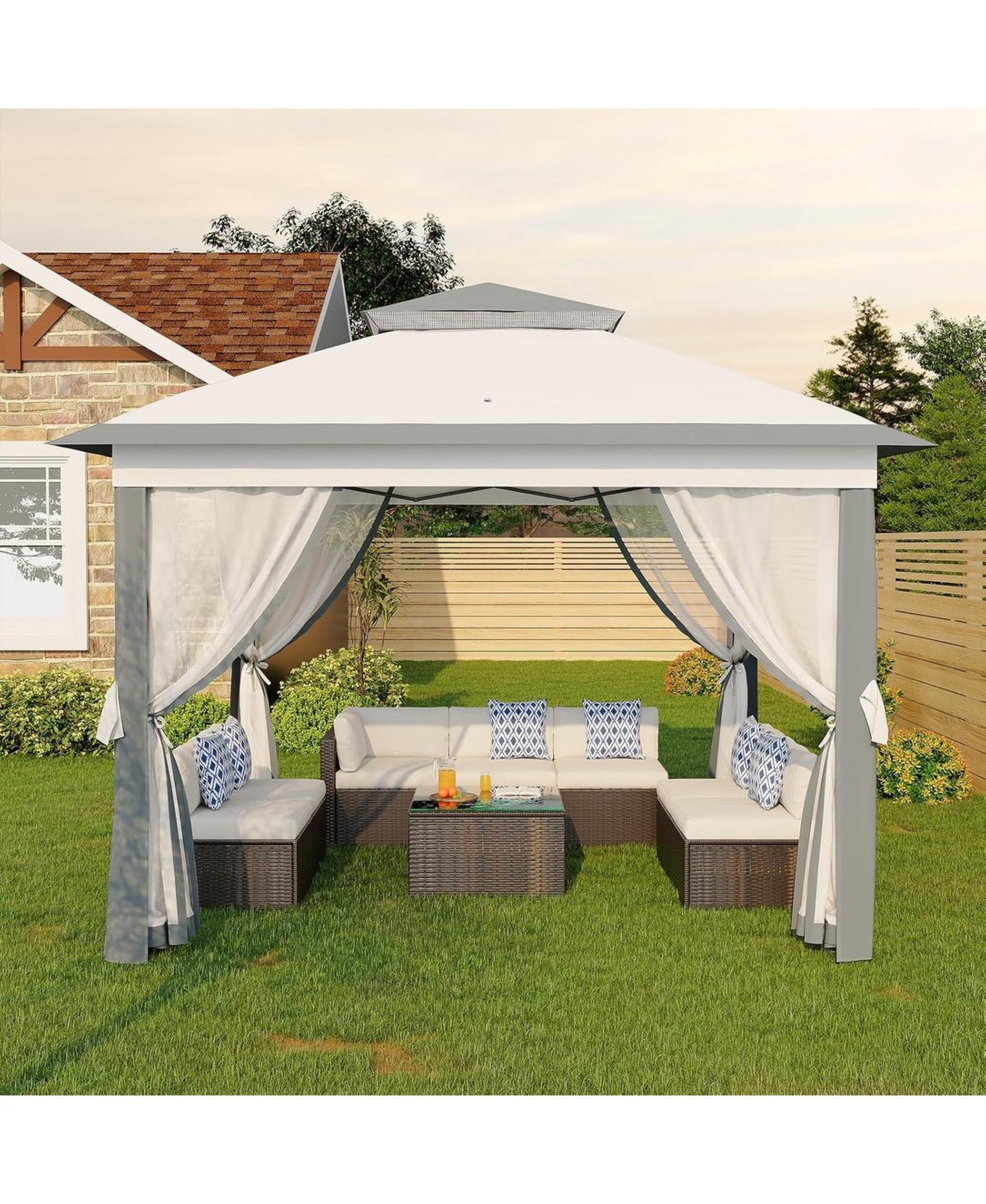 Click here for gaomon 11x11 Pop-Up Gazebo  Instant Outdoor Canopy... prices