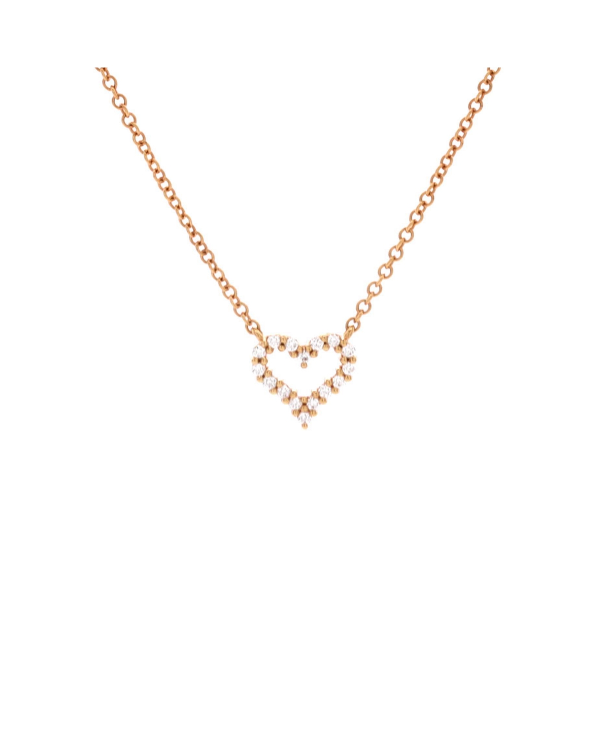 Click here for Pre-Owned Tiffany & Co Heart Pendant Necklace - 18... prices