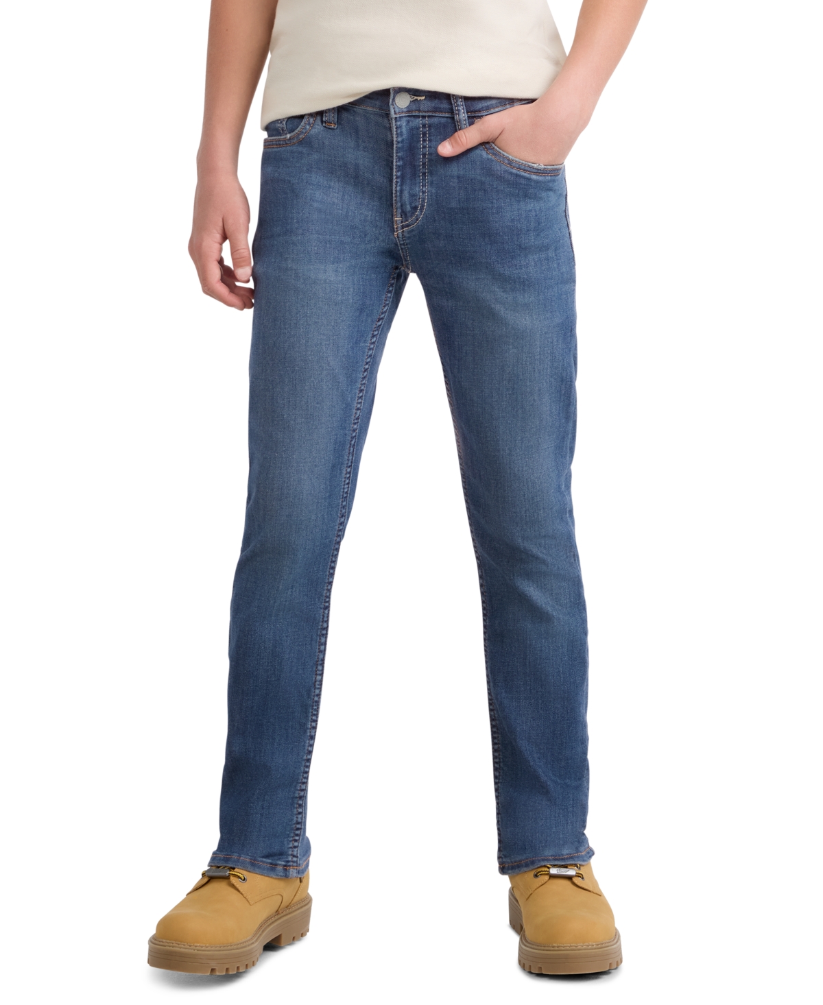 Click here for Levis Little Boys 502 Taper Fit Stretch Performanc... prices