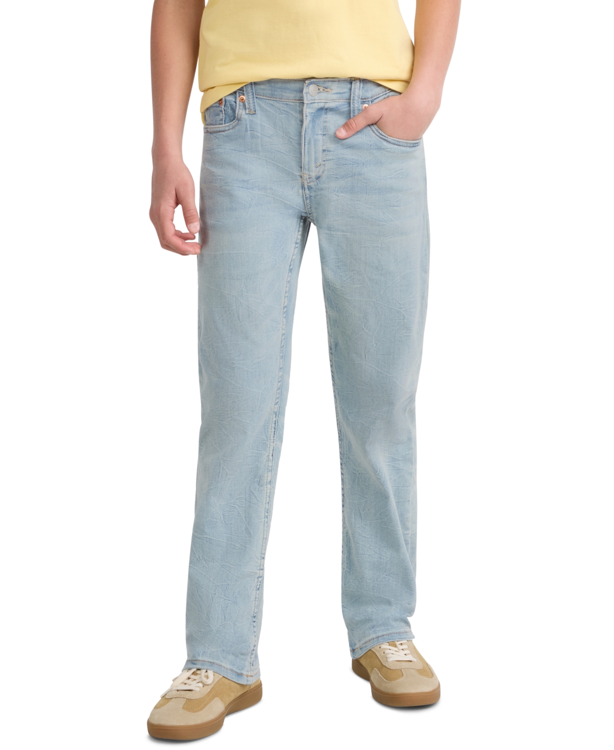 Click here for Levis Little Boys 502 Taper Fit Stretch Performanc... prices