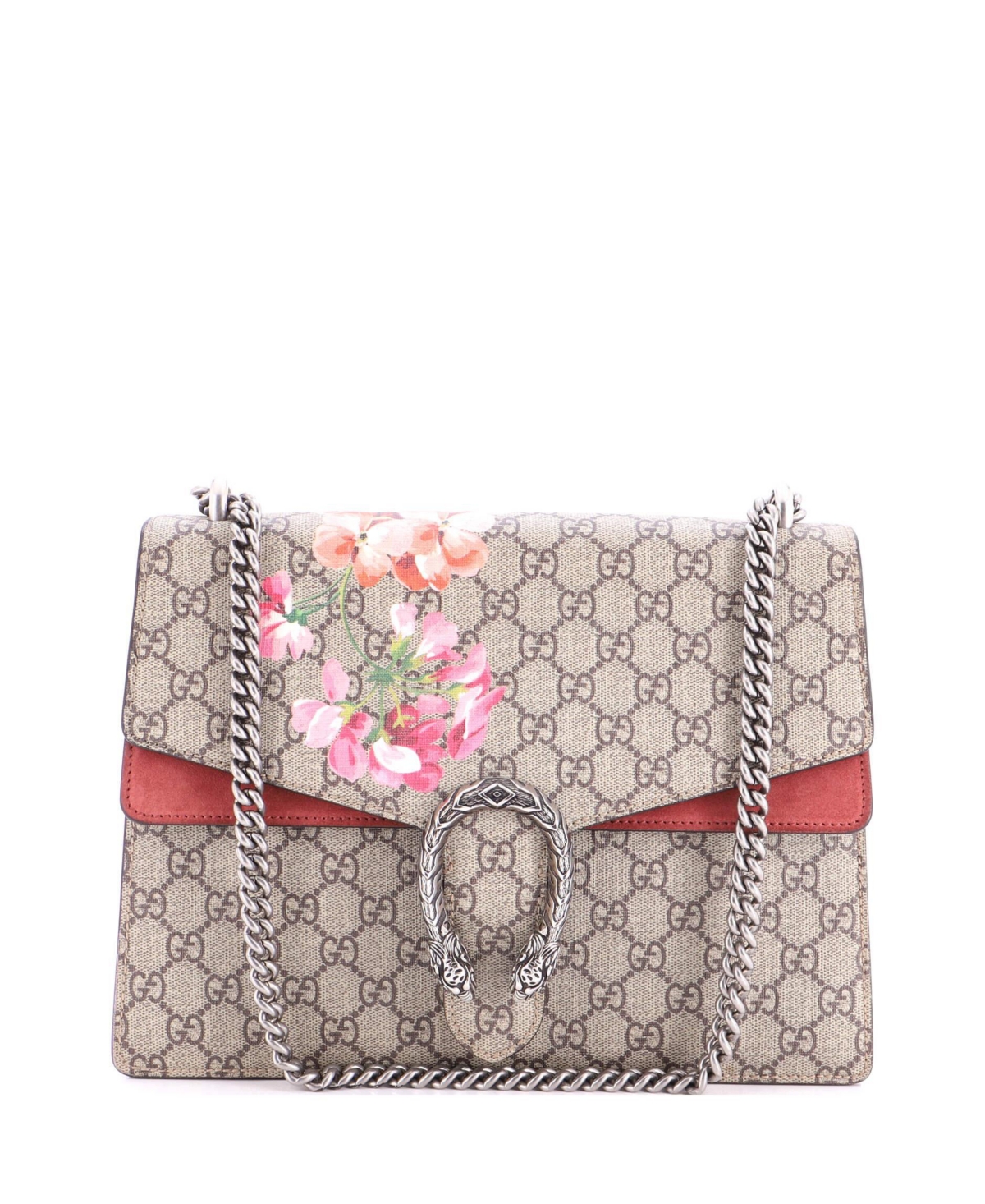 Click here for Pre-Owned Gucci Medium Dionysus Bag Blooms Print G... prices