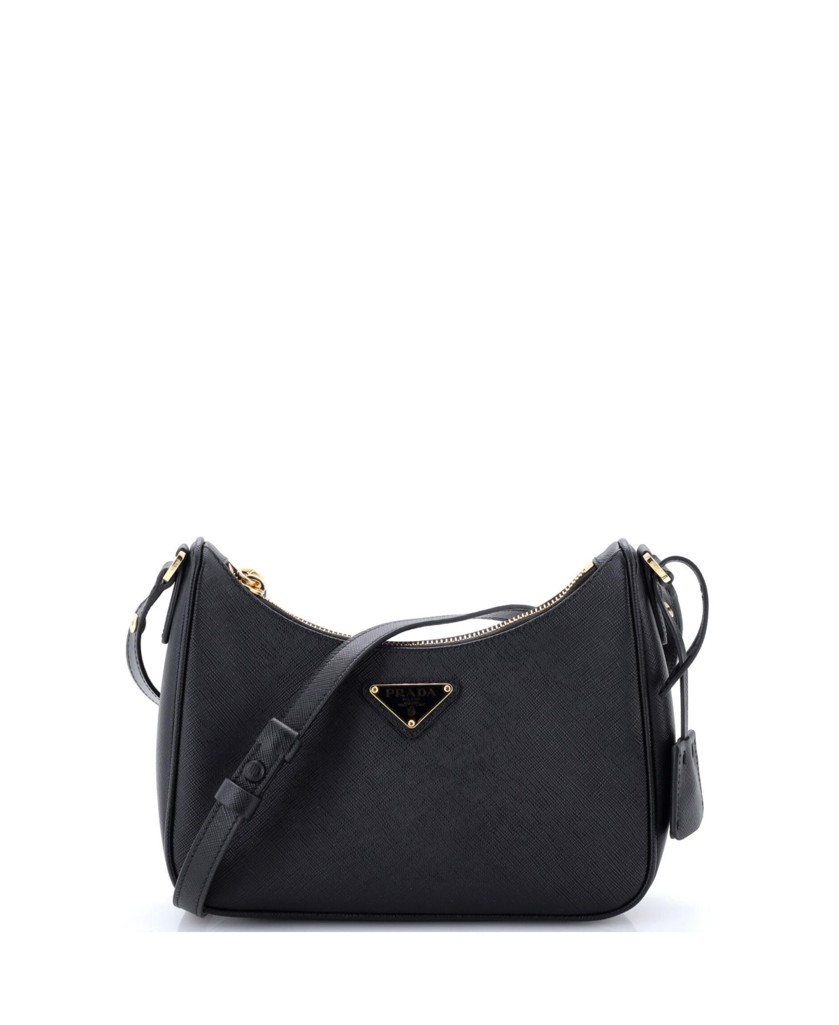 Click here for Pre-Owned Prada Mini Re-Edition Hobo Saffiano Leat... prices