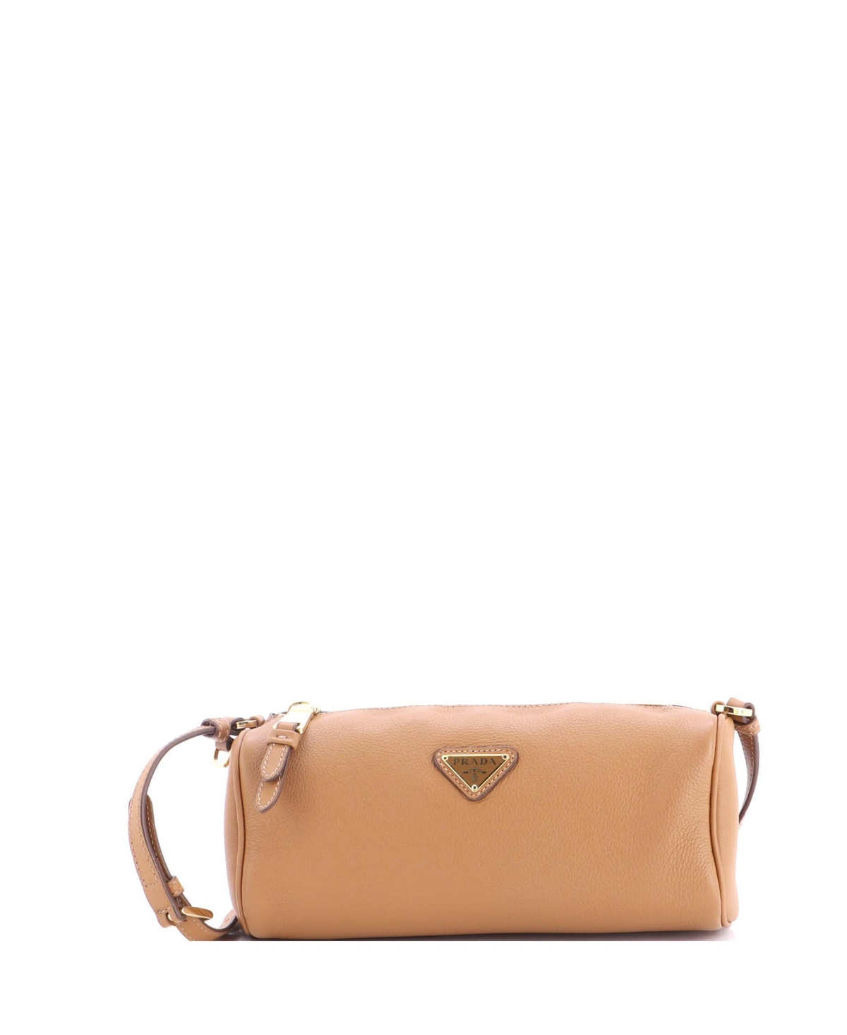 Click here for Pre-Owned Prada Zip Buckle Pouch Shoulder Bag Leat... prices