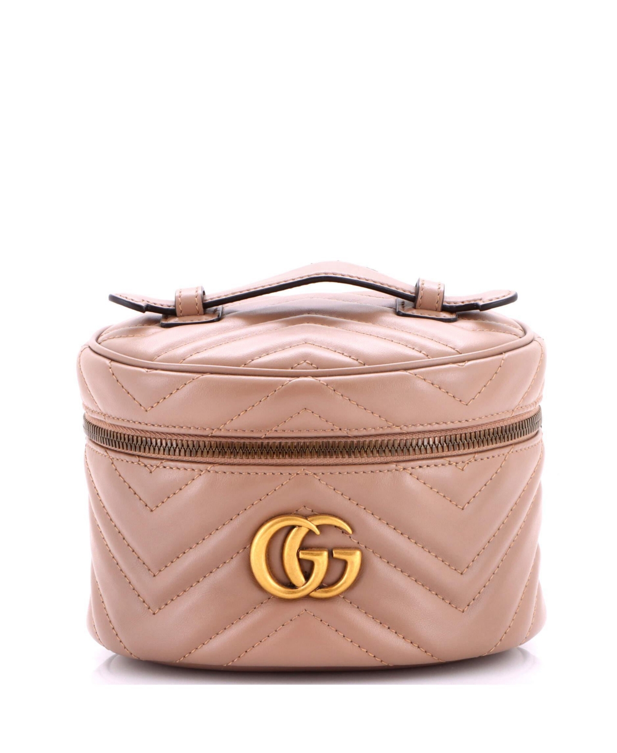 Click here for Pre-Owned Gucci Mini Gg Marmont Vanity Backpack Ma... prices