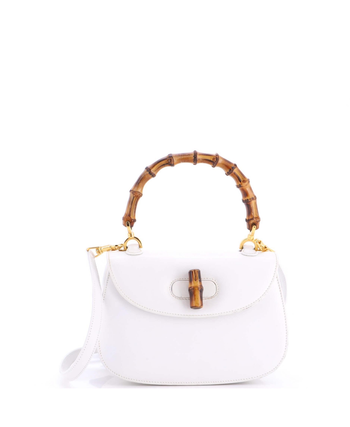 Click here for Pre-Owned Gucci Small Bamboo 1947 Top Handle Bag L... prices