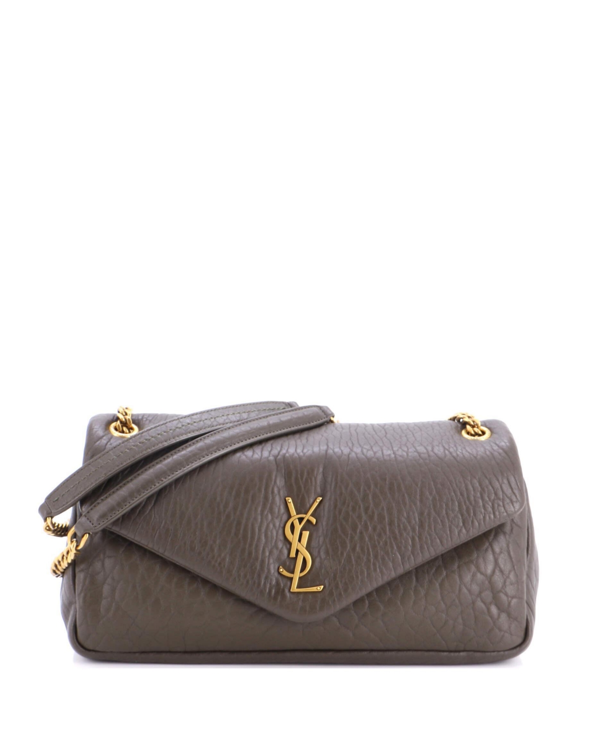 Click here for Pre-Owned Saint Laurent Medium Calypso Flap Bag Le... prices