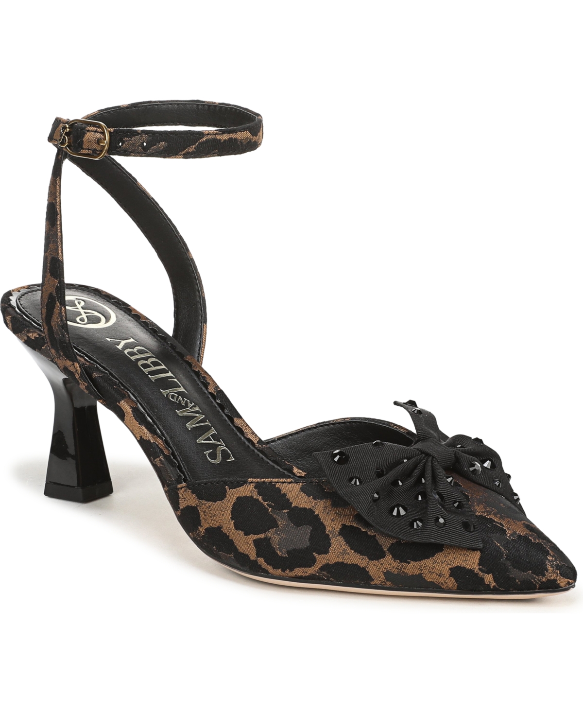 Click here for Sam and Libby Womens Lexie Pointed Toe Pumps - Leo... prices