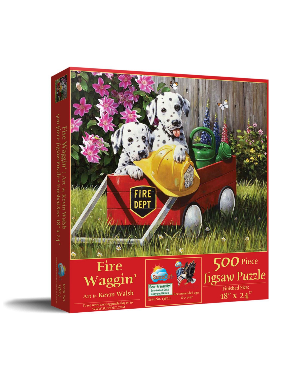 Click here for SunsOut Fire Waggin 500 piece Jigsaw Puzzle for Ad... prices