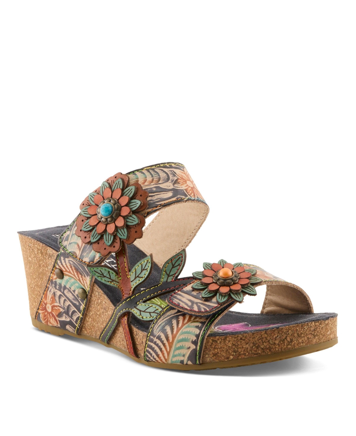 Click here for LArtiste Womens Spring Step Moai Womens Slide with... prices