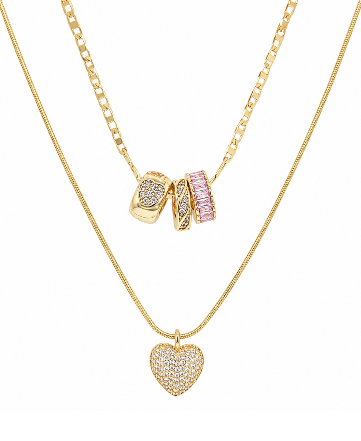 Click here for And Now This Cubic Zirconia Gold-Tone Plated Multi... prices