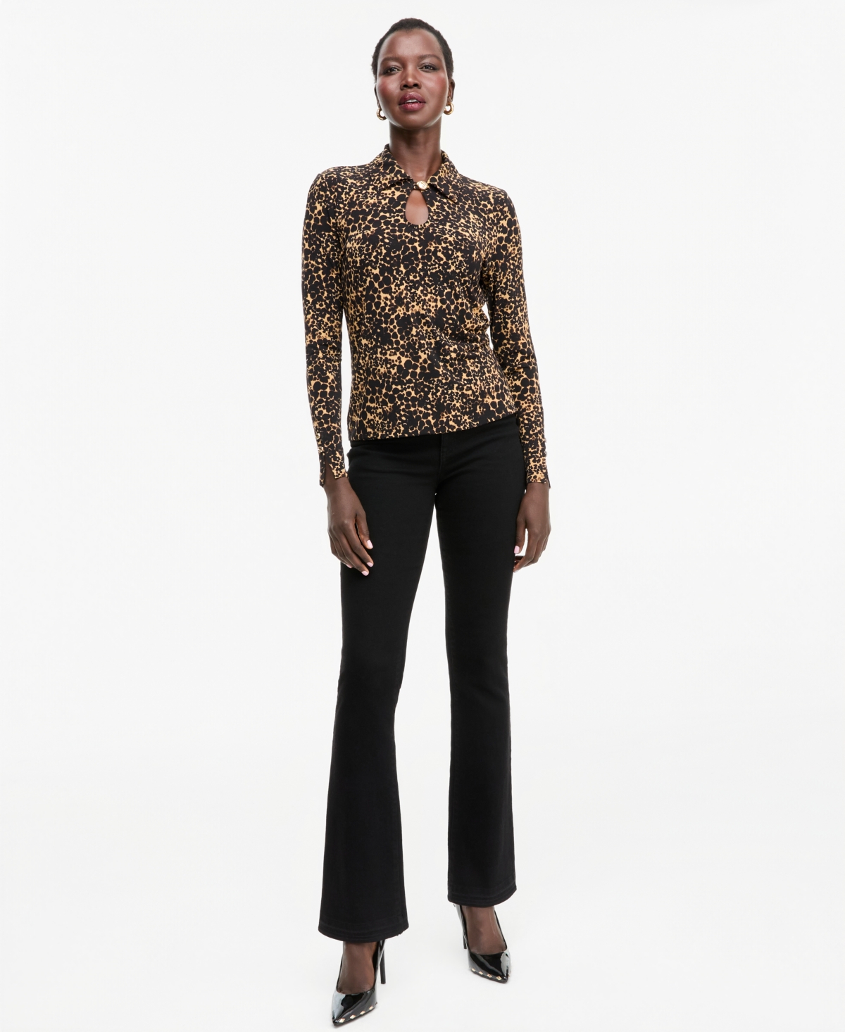 Click here for I.n.c. International Concepts Womens Print Long-Sl... prices