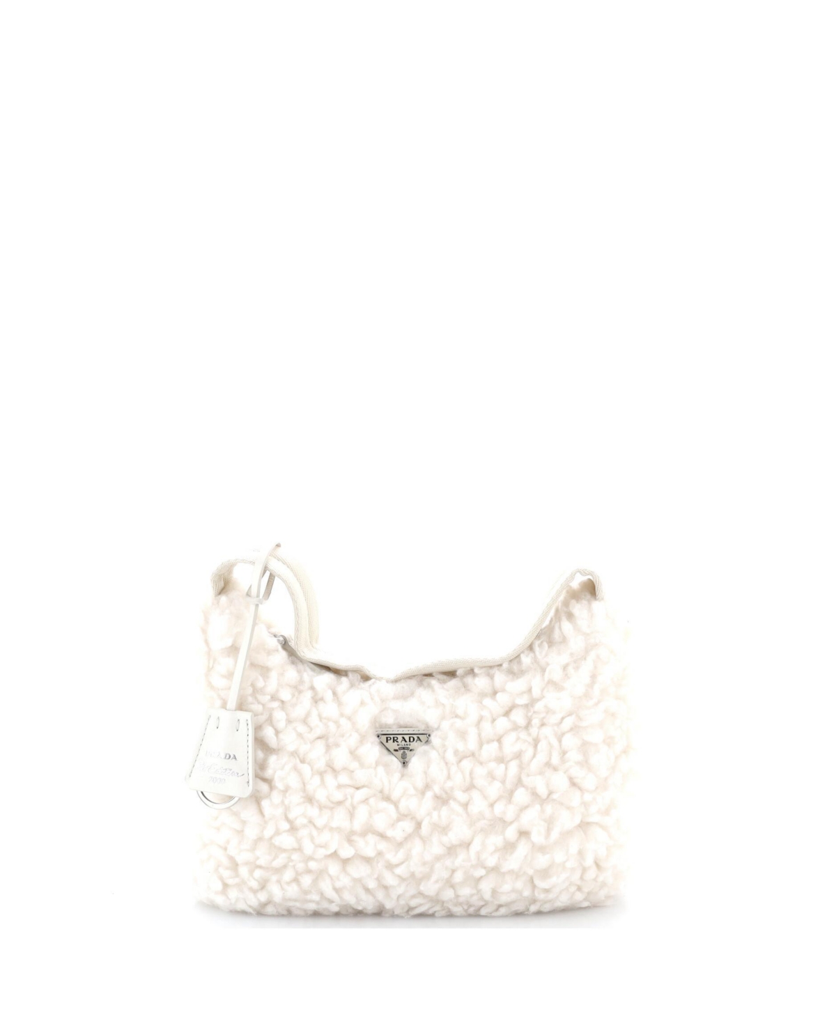 Click here for Pre-Owned Prada Mini Re-Edition 2000 Hobo Cashmere... prices