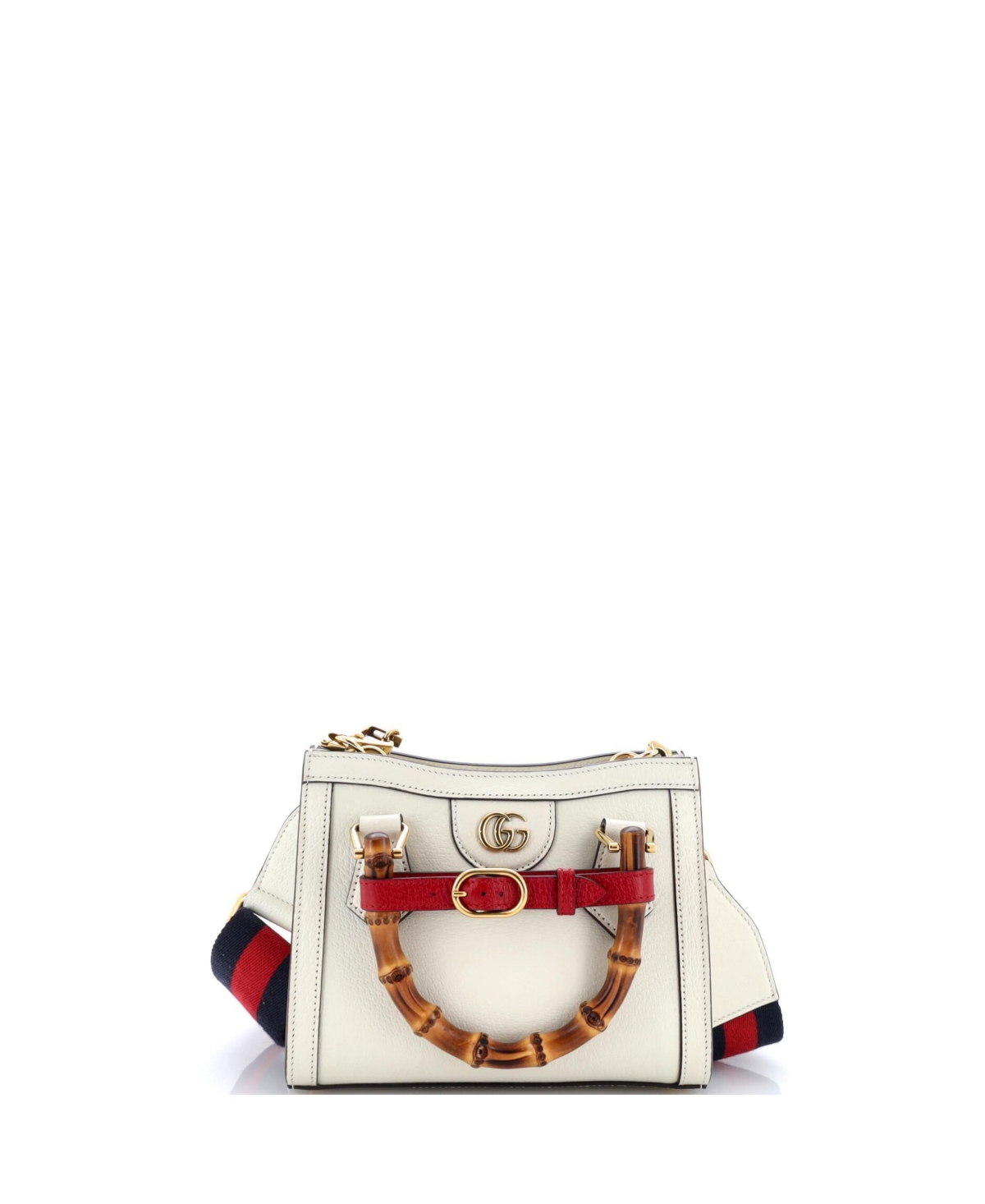 Click here for Pre-Owned Gucci Mini Diana Nm Bamboo Handle Tote L... prices
