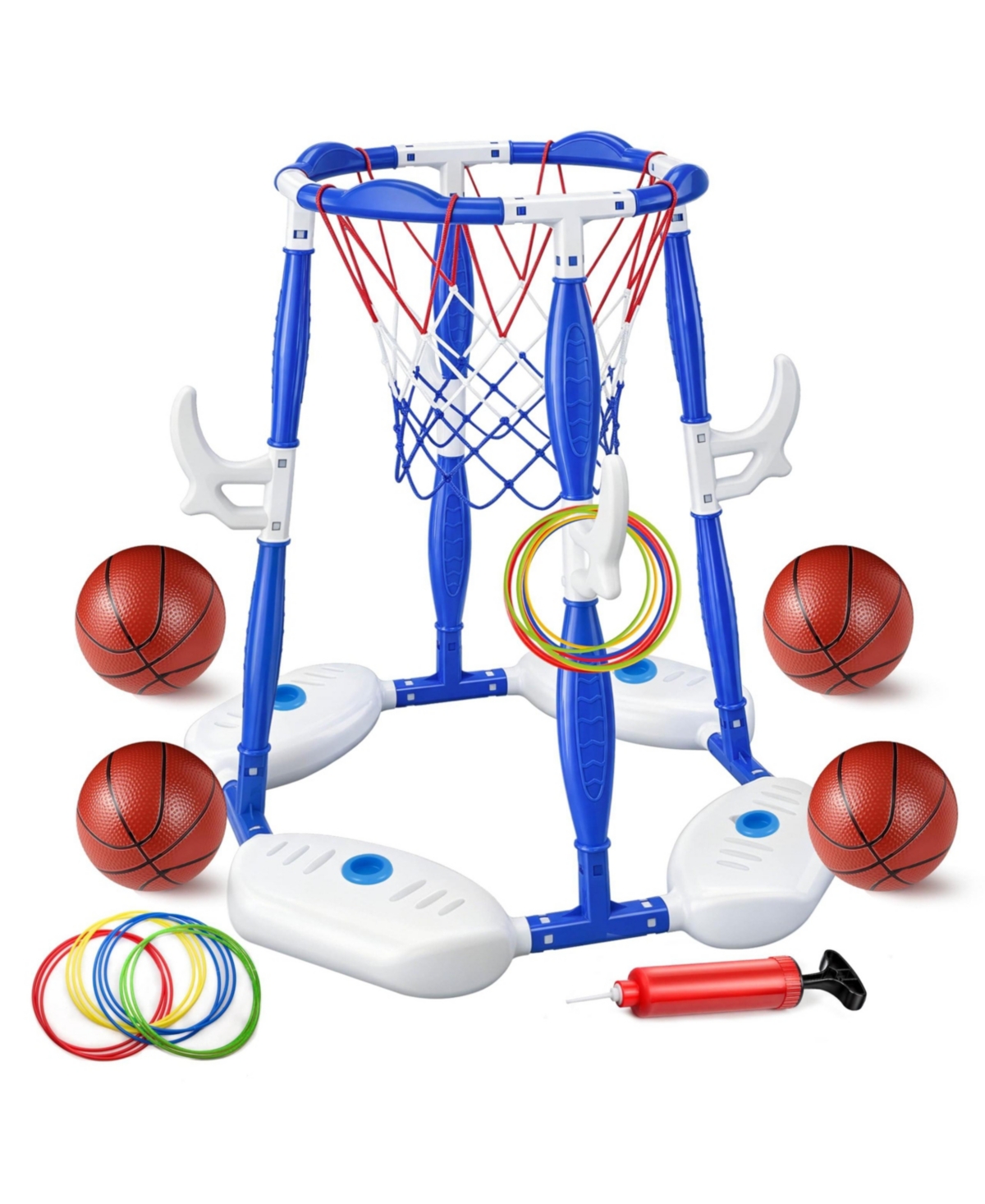 Click here for Gnuadz 2-in-1 Pool Basketball Hoop Floating Ring G... prices