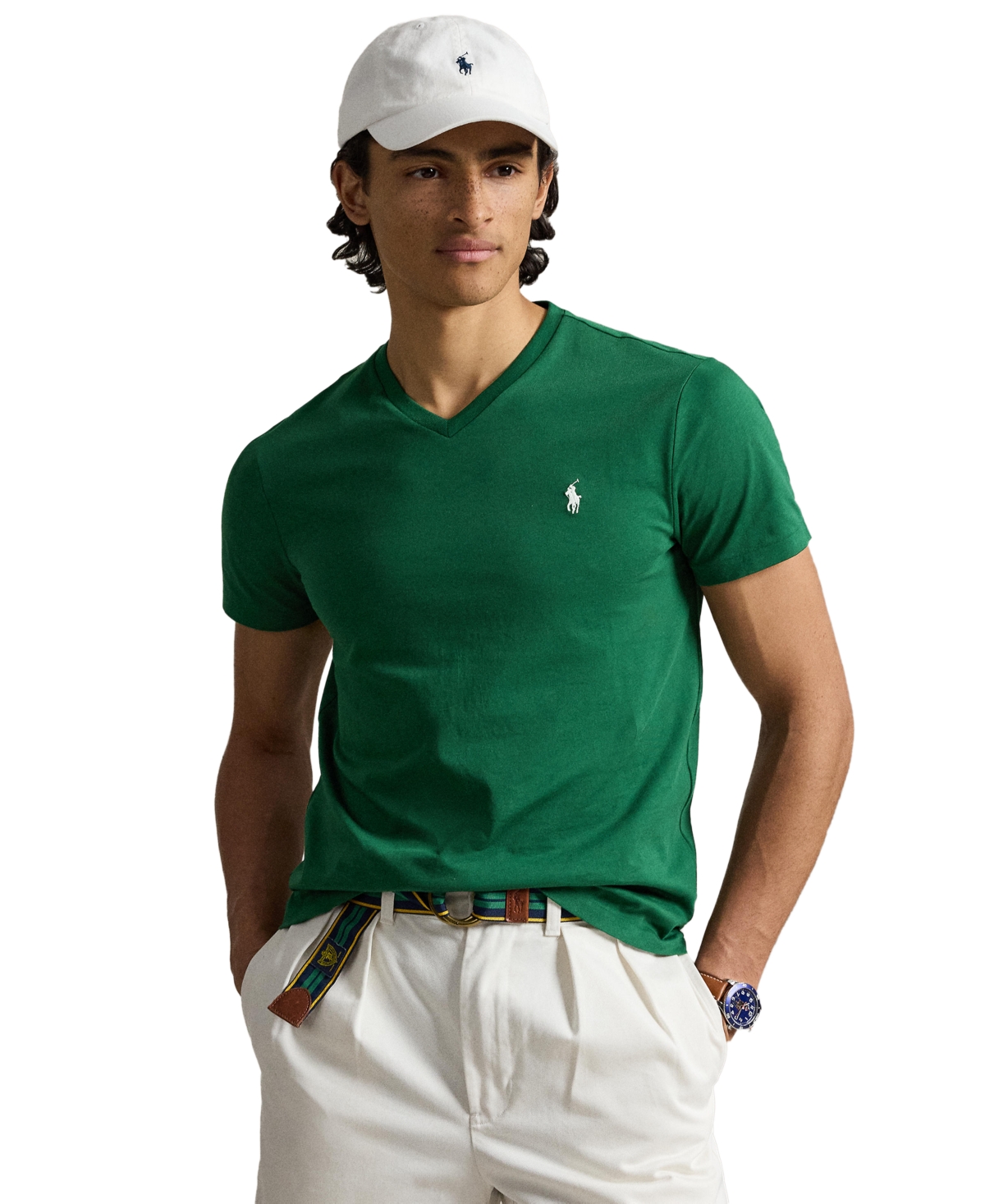 Click here for Polo Ralph Lauren Mens Classic-Fit V Neck T-Shirt... prices