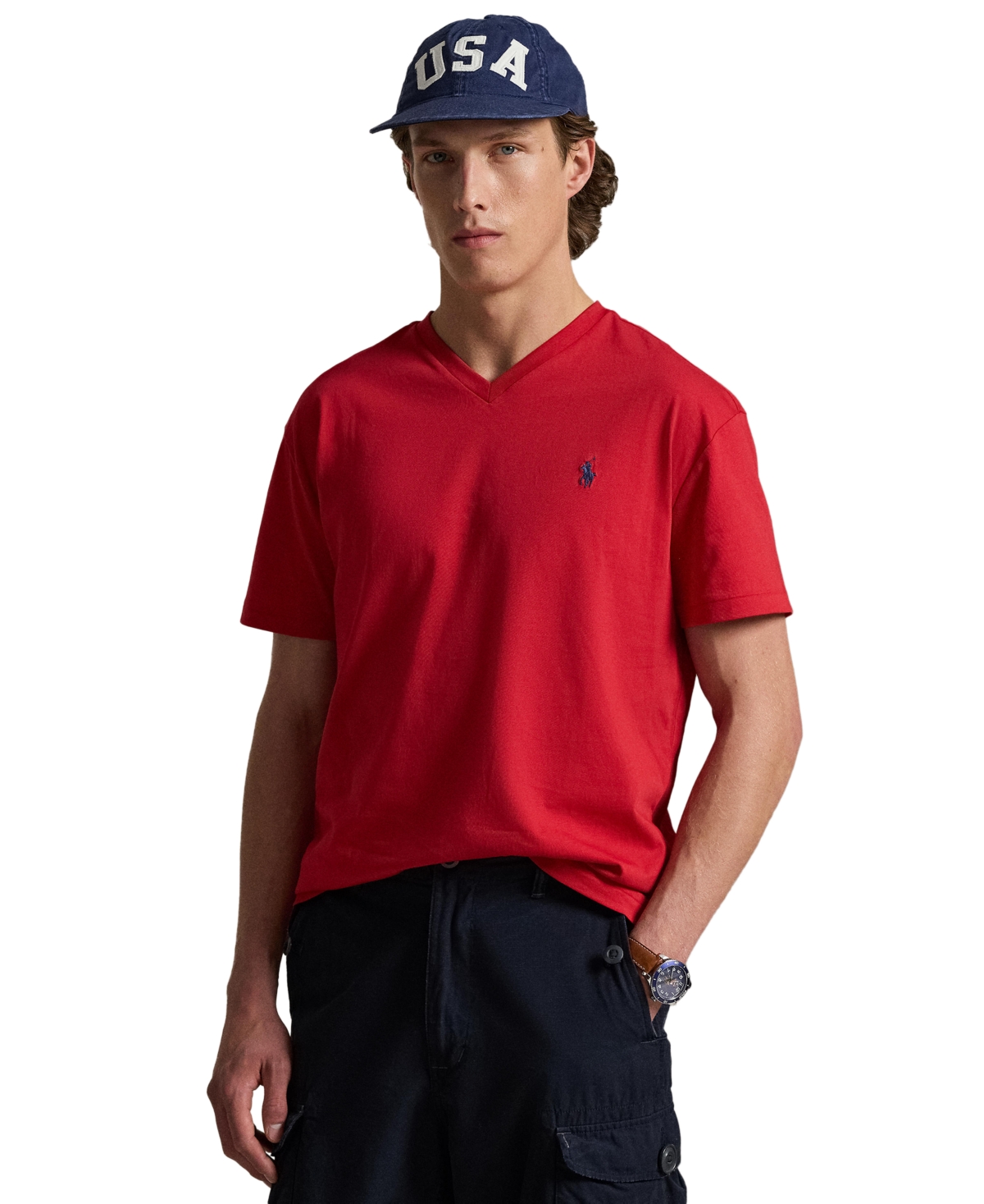 Click here for Polo Ralph Lauren Mens Classic-Fit V Neck T-Shirt... prices