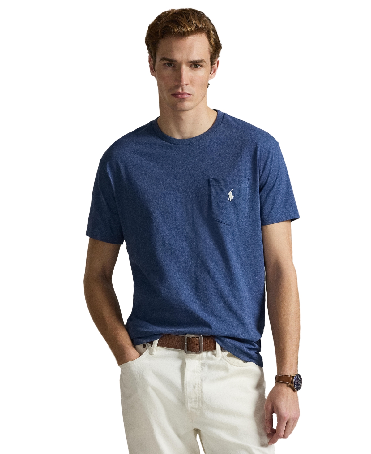 Click here for Polo Ralph Lauren Mens Classic Fit Crew Neck Pocke... prices