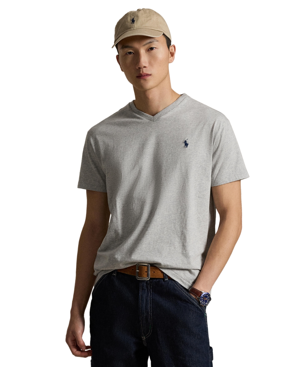 Click here for Polo Ralph Lauren Mens Classic-Fit V Neck T-Shirt... prices
