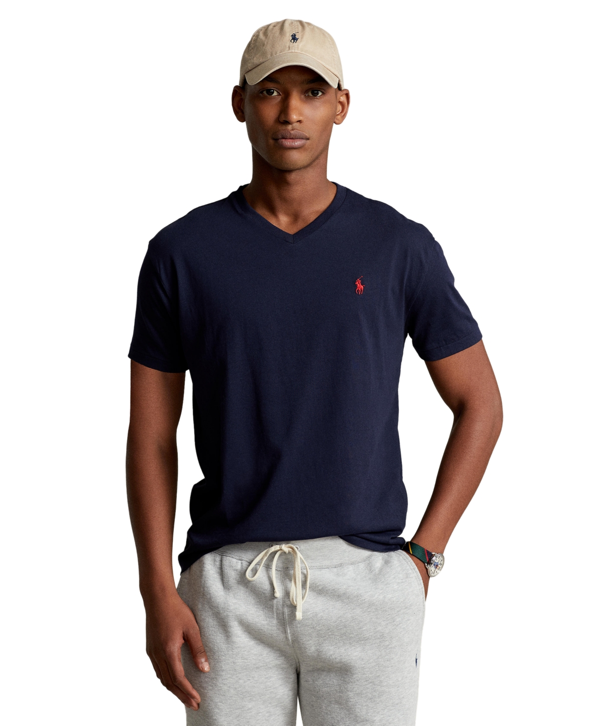 Click here for Polo Ralph Lauren Mens Classic-Fit V Neck T-Shirt... prices