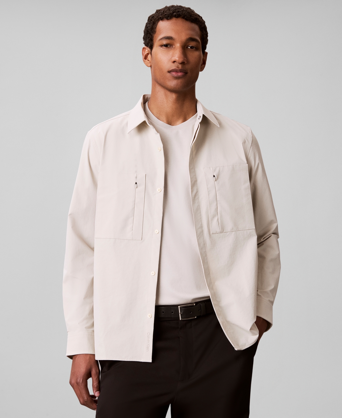 Click here for Calvin Klein Mens Nylon Stretch Blend Classic-Fit... prices