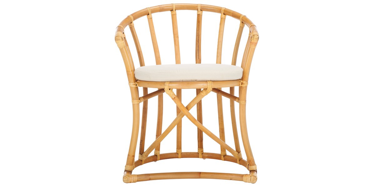Click here for Safavieh Bates Accent Chair - White / natural prices