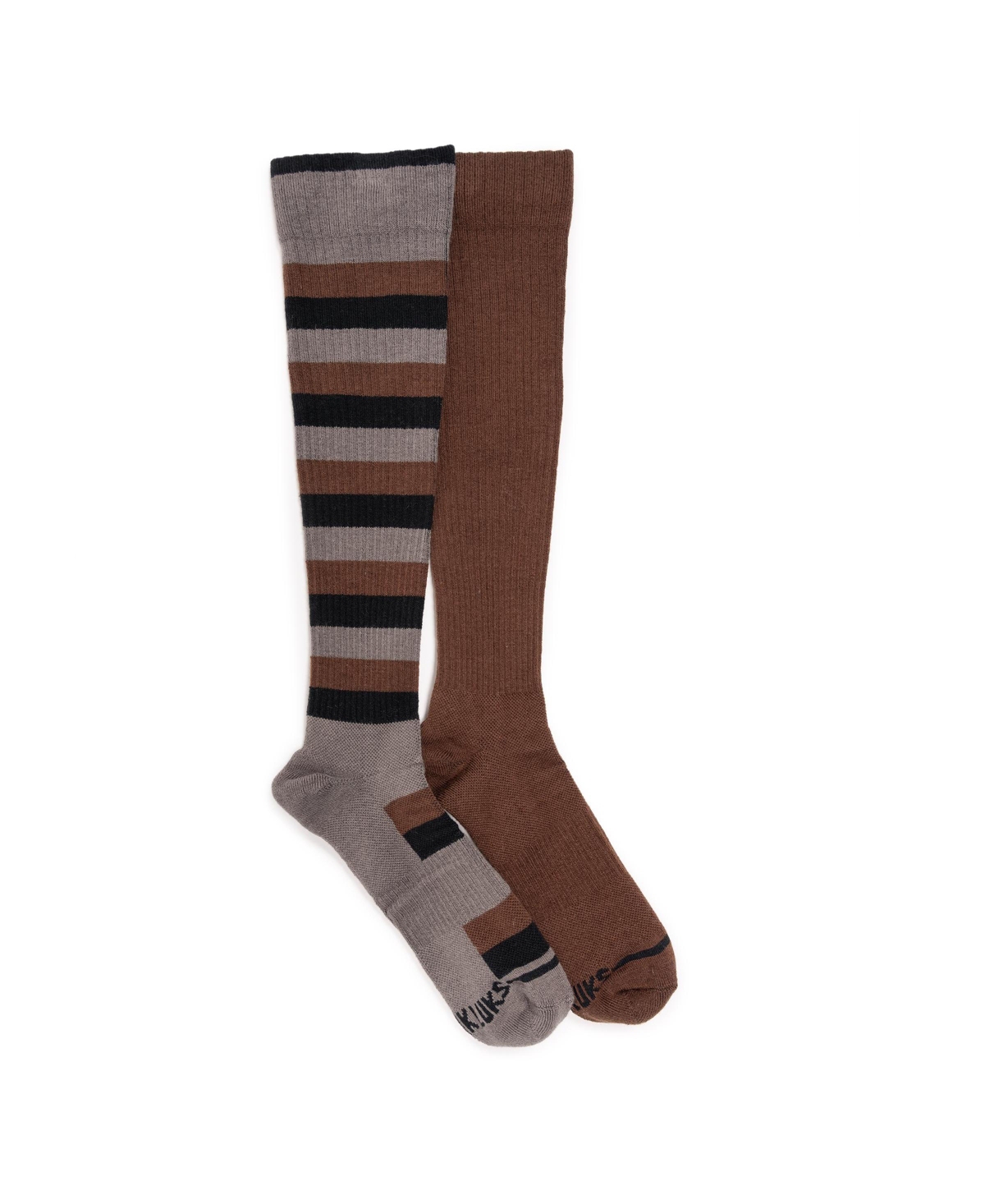 Click here for Muk Luks Mens 2 Pair Pack Compression Knee-High Wo... prices