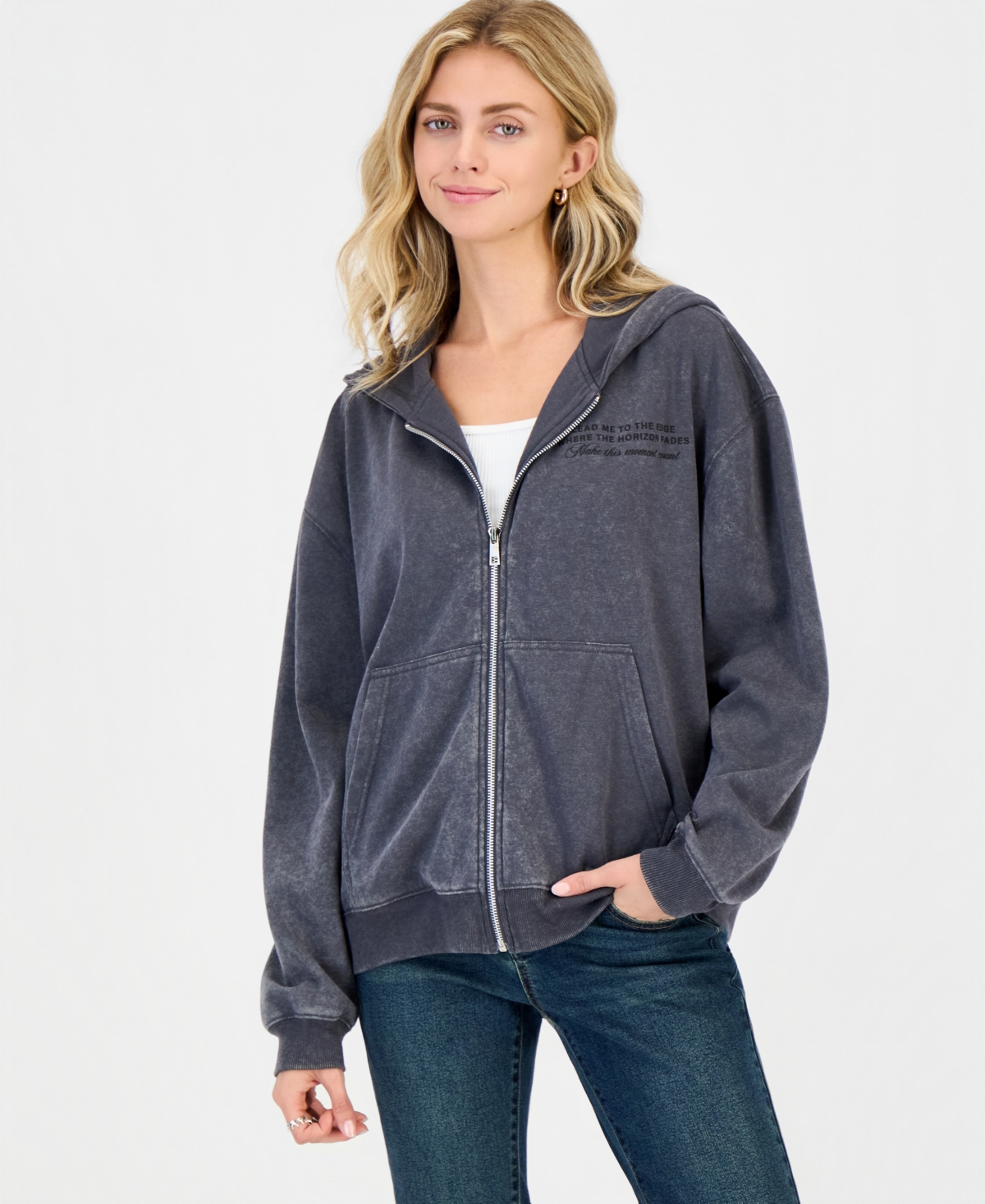 Click here for Ultra Flirt Juniors Full-Zip Rhinestone-Embellishe... prices