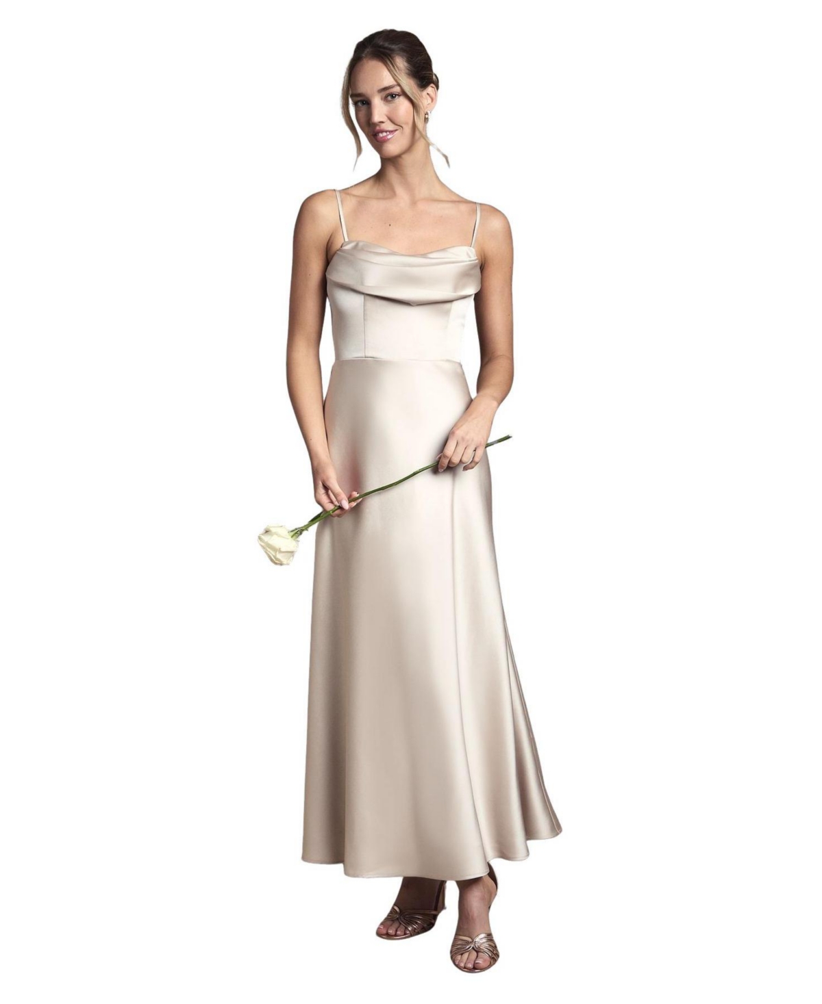Click here for Coast Womens Strappy Maxi Bridesmaid Dress - Champ... prices