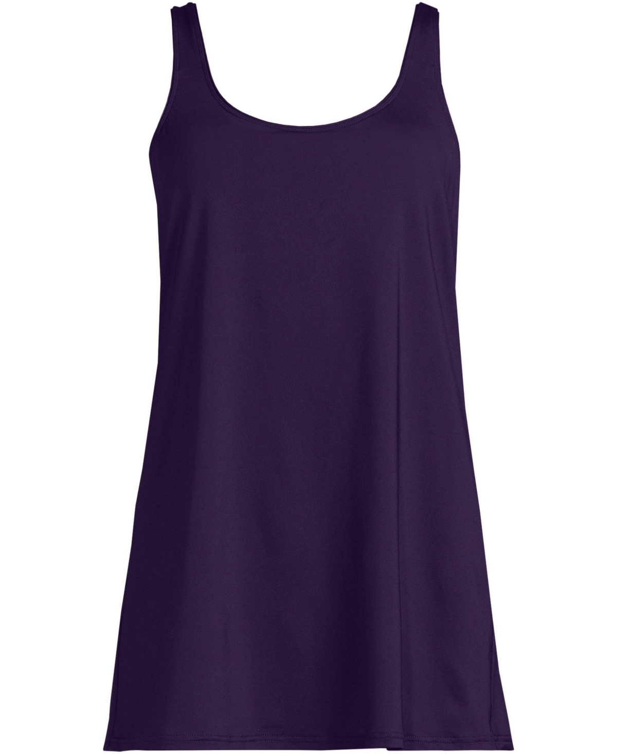 Click here for Lands End Plus Size Scoop Neck Mini Swim Dress Swi... prices