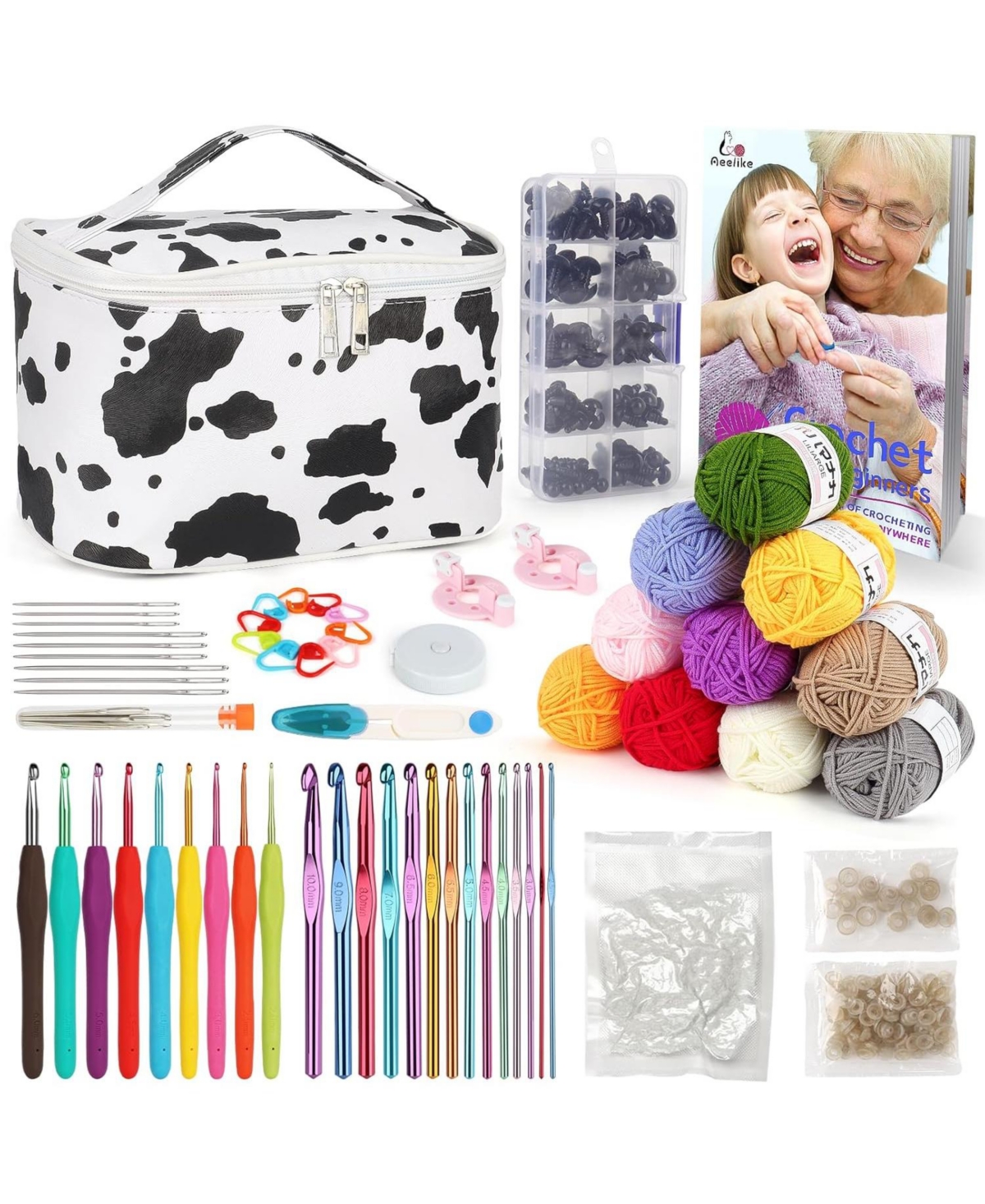 Click here for Aeelike Crochet Kit for Beginners - 321 Piece Set... prices