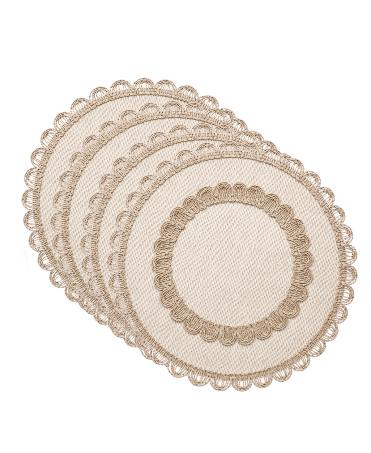 Click here for Dainty Home St. Kitts 15 Round Natural Paper Multi... prices