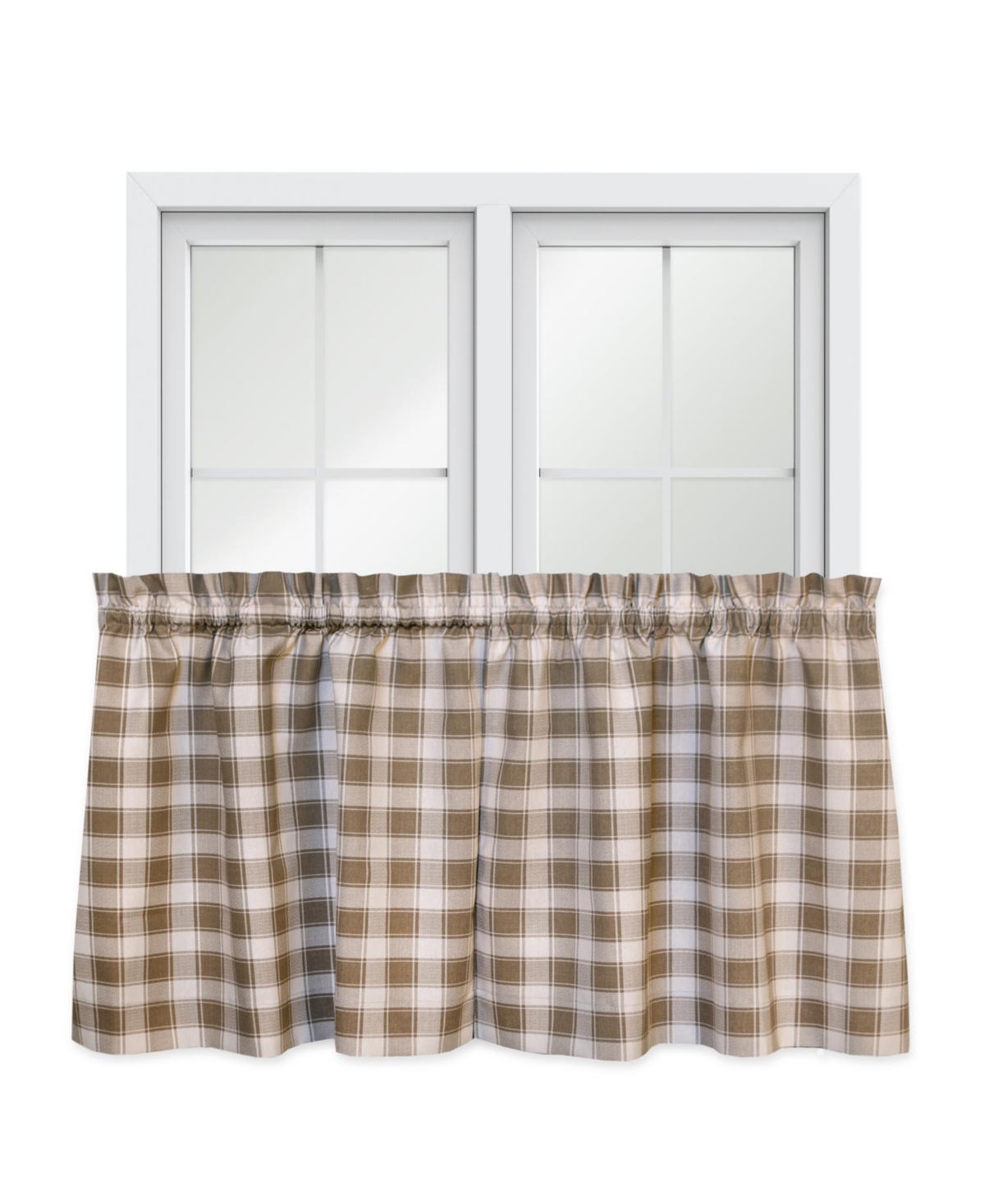 Click here for Ellis Curtain Country Check Tailored With 1.5 Rod... prices