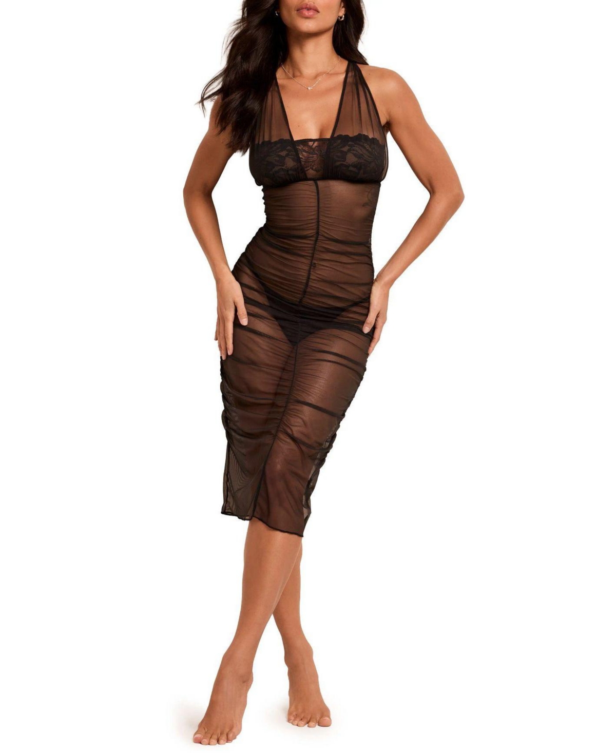 Click here for Adore Me Womens Eave Slip and G-String Set Lingeri... prices